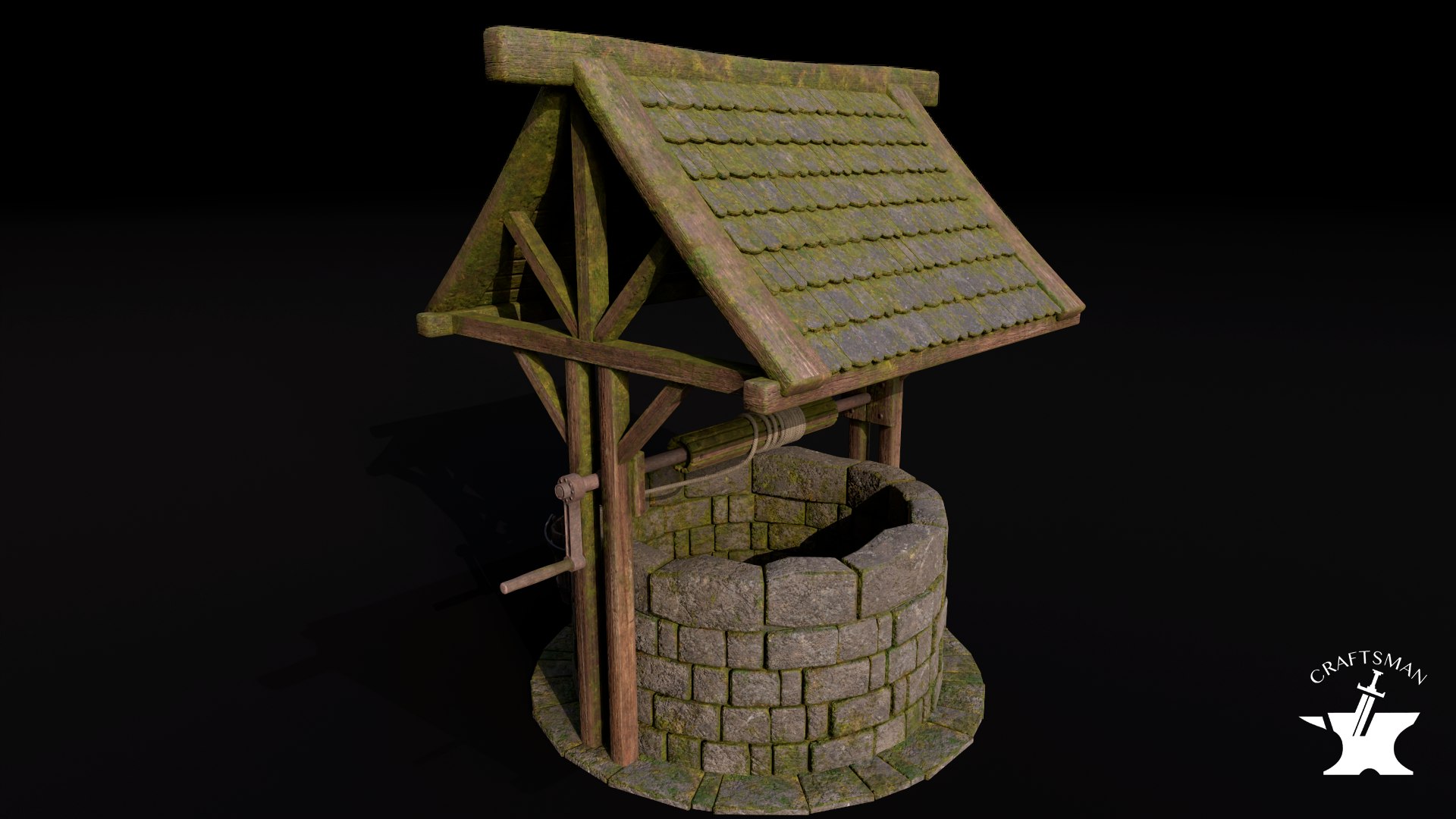 Realistic Water Well 3D - TurboSquid 2111521