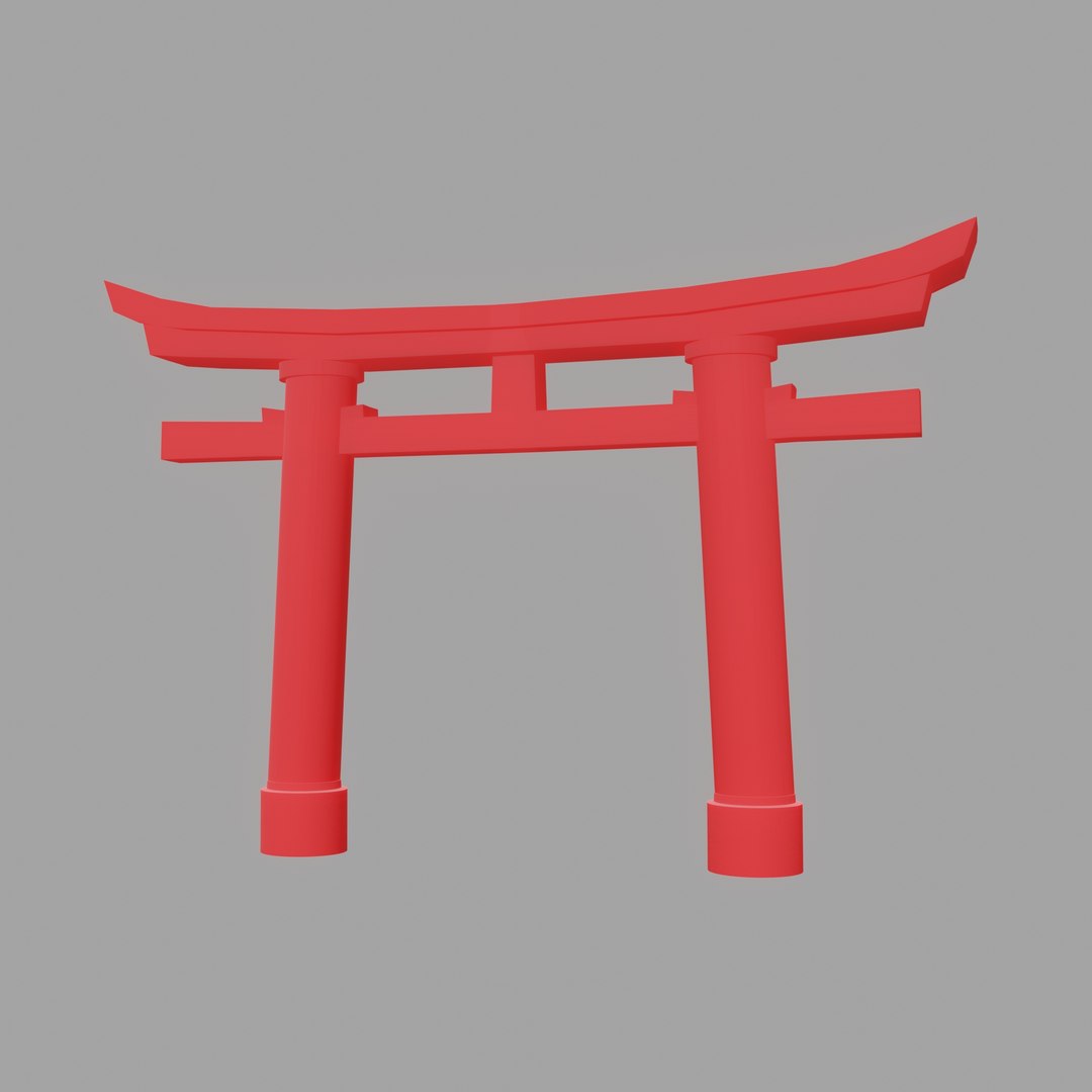 Torii Gate 3D Model - TurboSquid 1922720