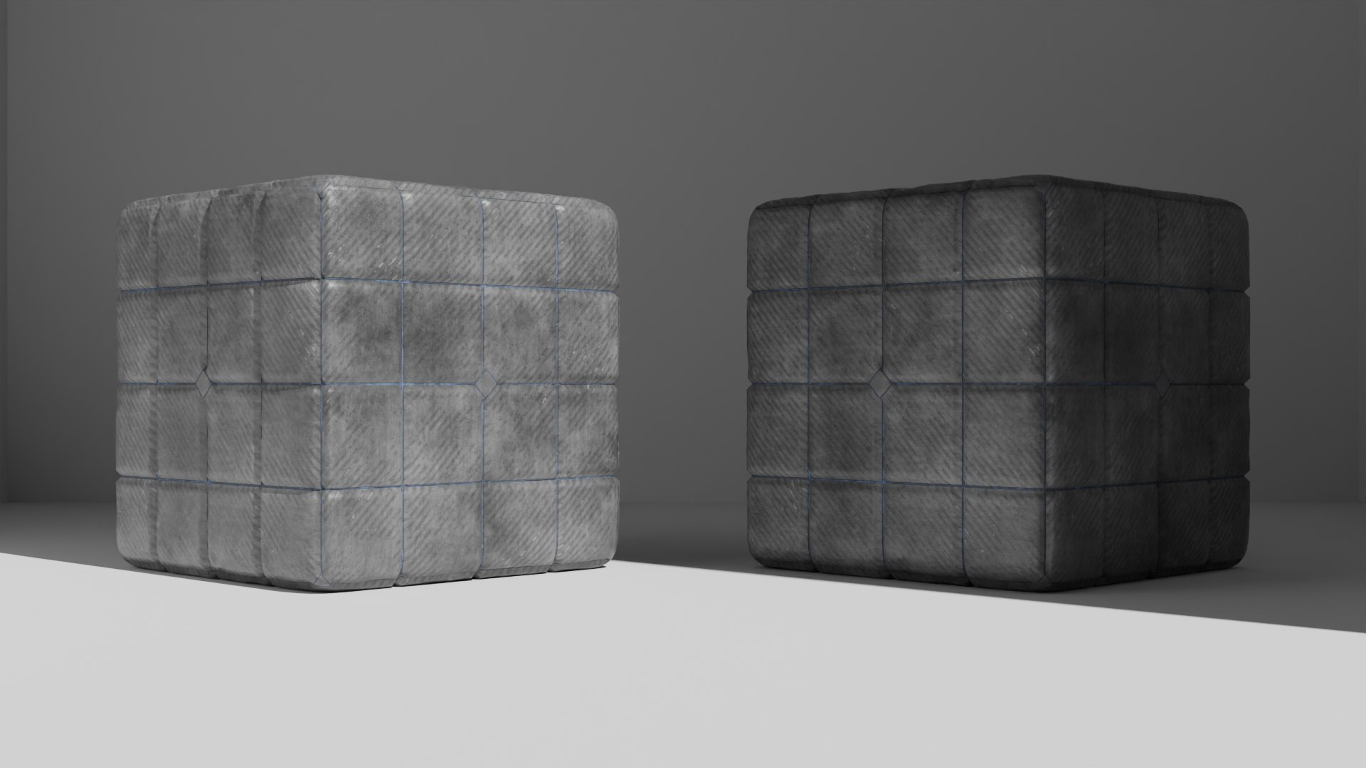 Gray Concrete Tile PBR Texture 3D Model - TurboSquid 2331903