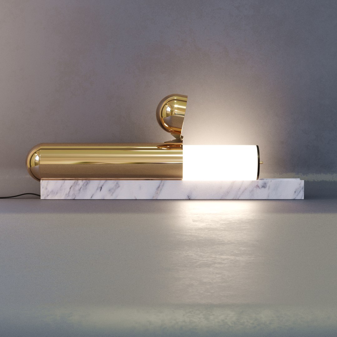 Isp Table Lamp Dcw 3D Model - TurboSquid 1325823