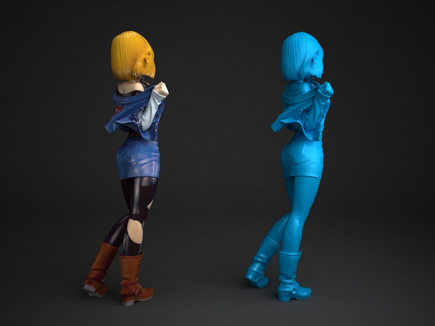 Android no18 3D - TurboSquid 1320442