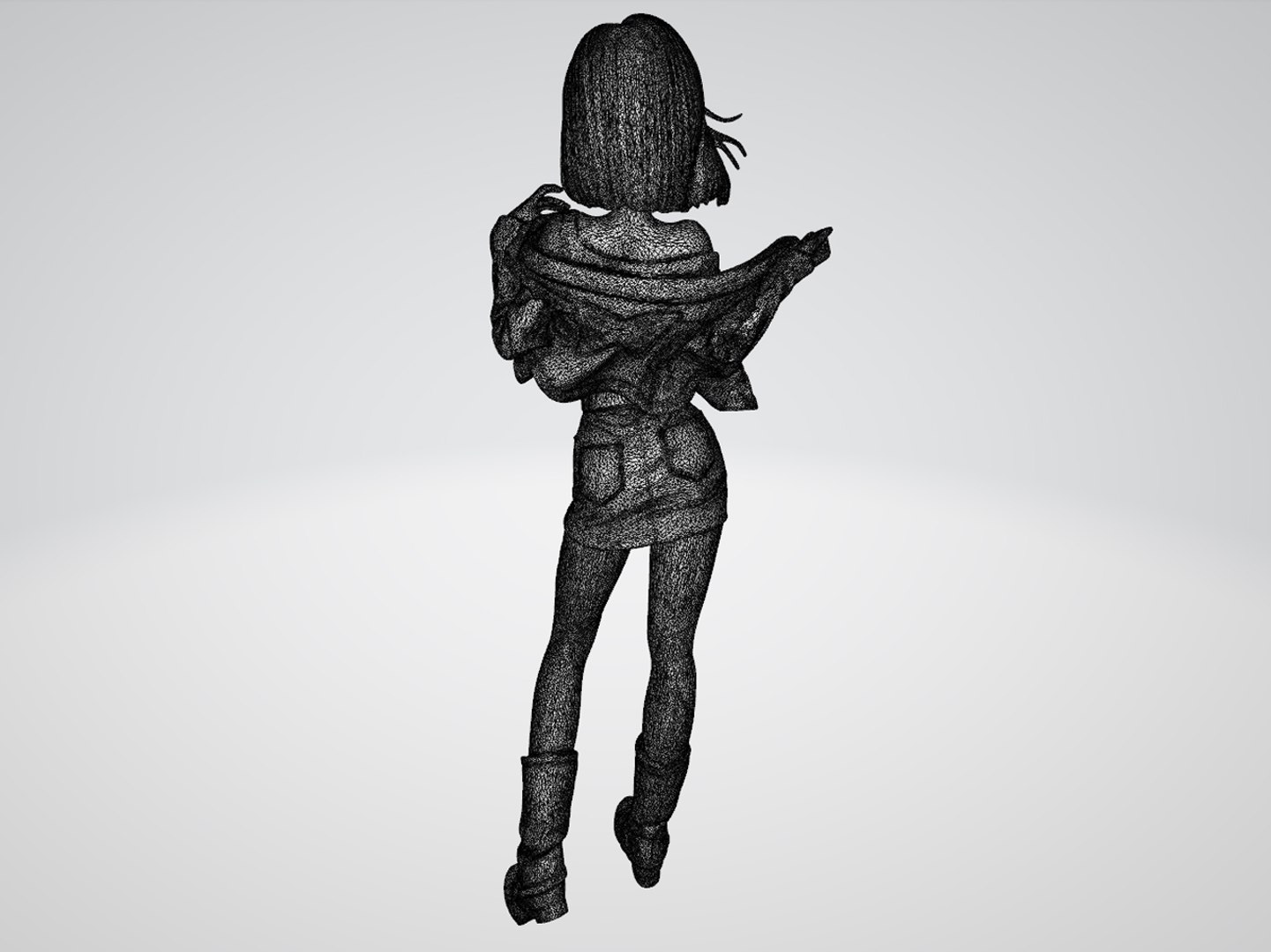 Android no18 3D - TurboSquid 1320442