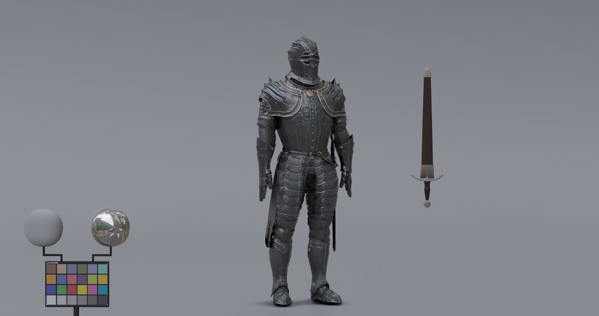 3D Dark Warrior - rigged model - TurboSquid 2084461