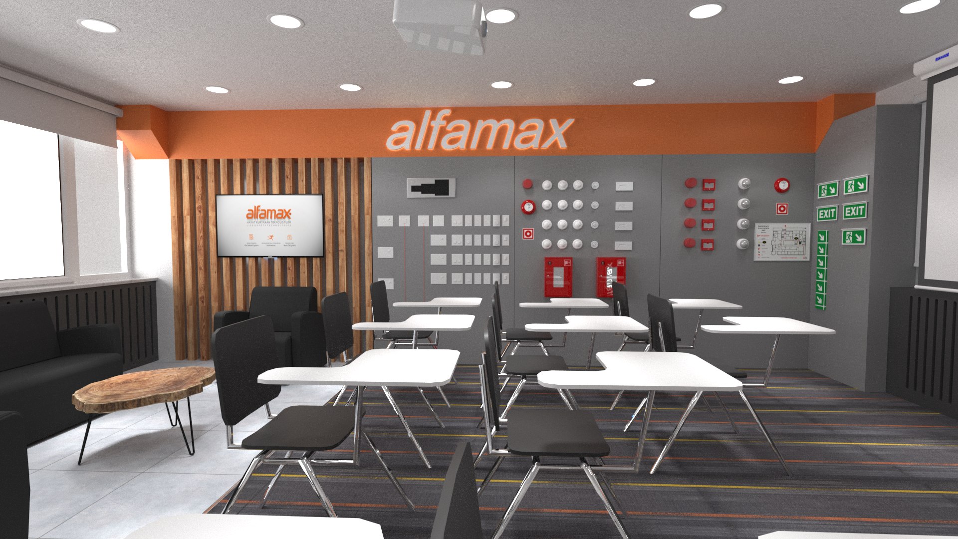 3D EDUCATION OFFICE - CLASSROOM Model - TurboSquid 1901258