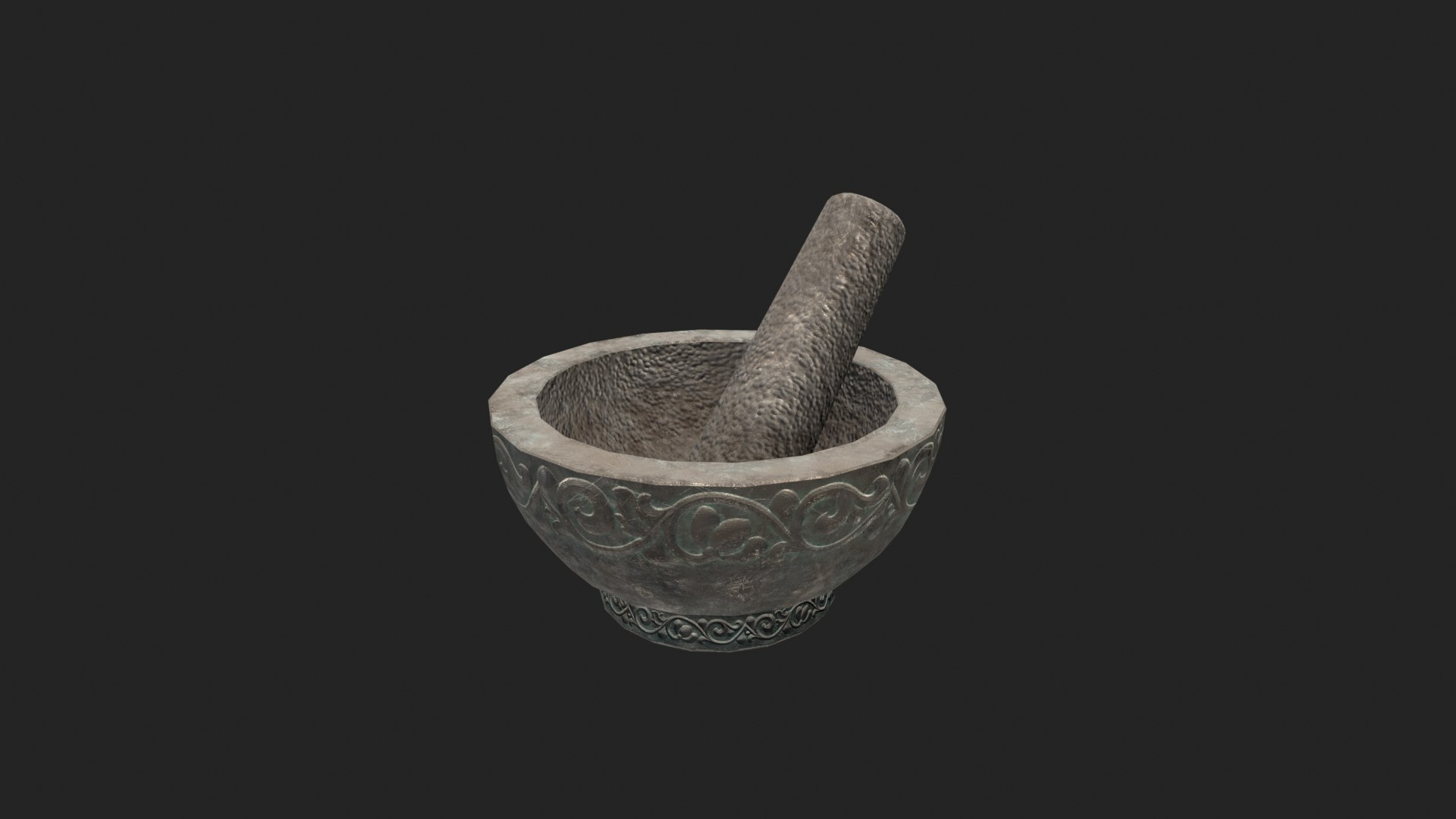 Medieval Mortar 01 Model - TurboSquid 2322779