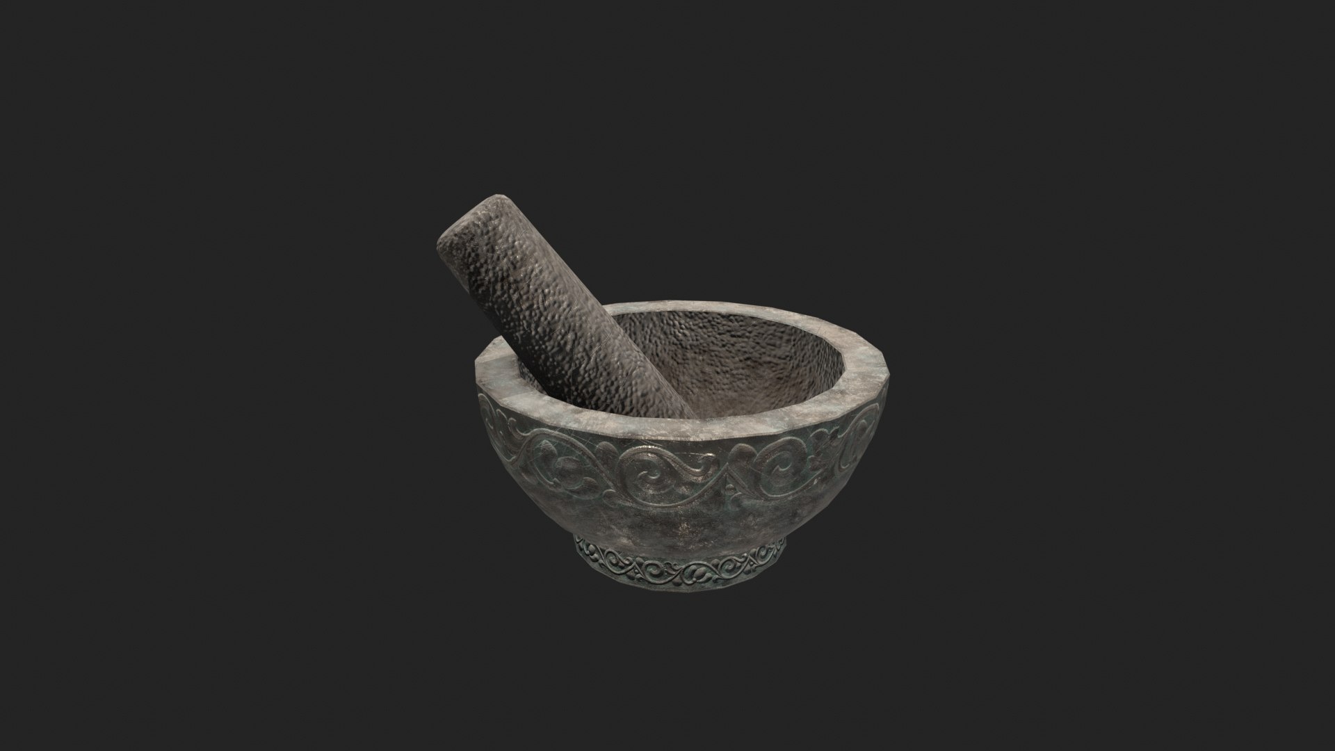 Medieval Mortar 01 Model - TurboSquid 2322779