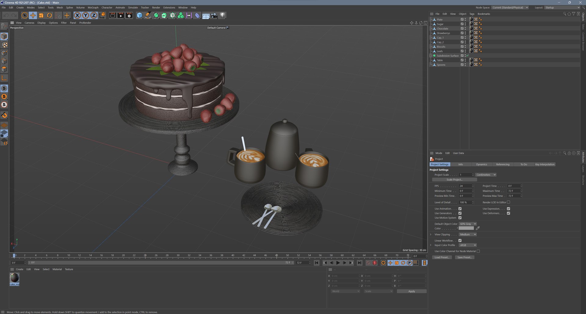 Cake PBR Model - TurboSquid 2187766