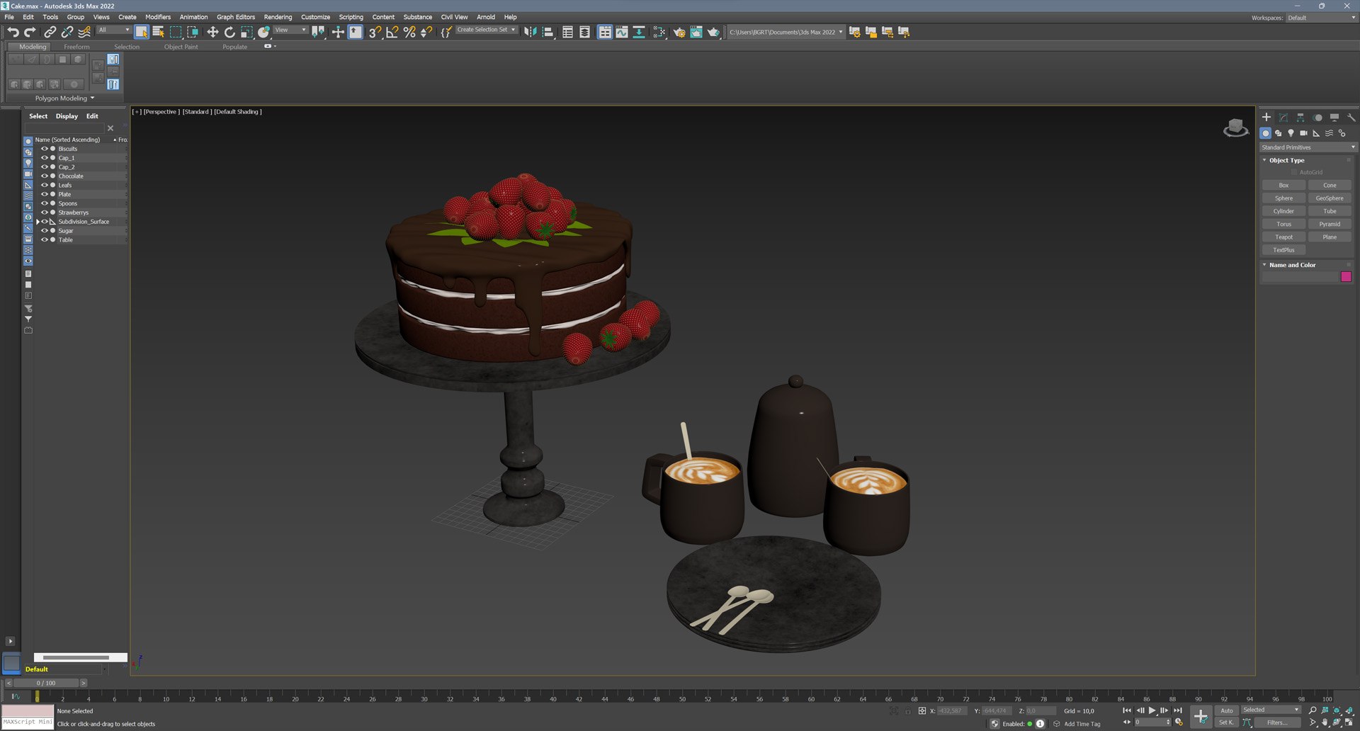 Cake PBR Model - TurboSquid 2187766