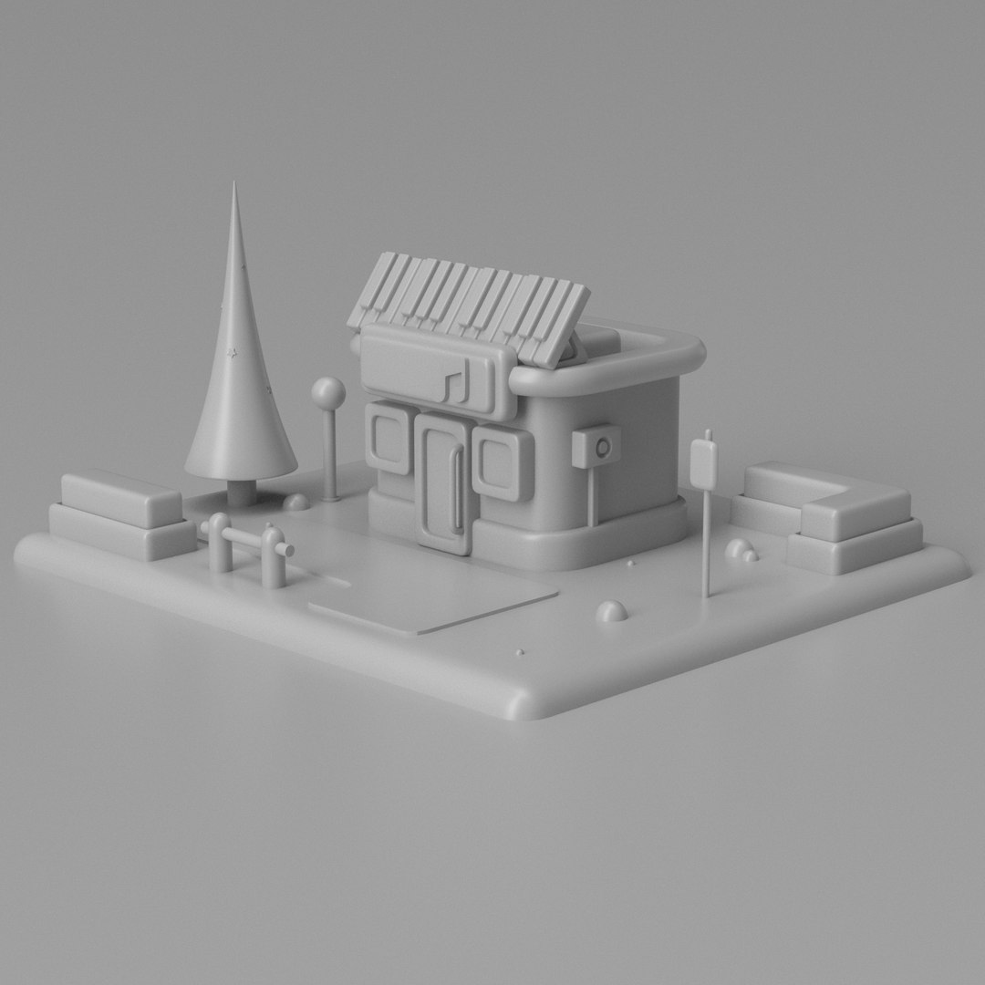 3D Model Music Store 02 - TurboSquid 1761241