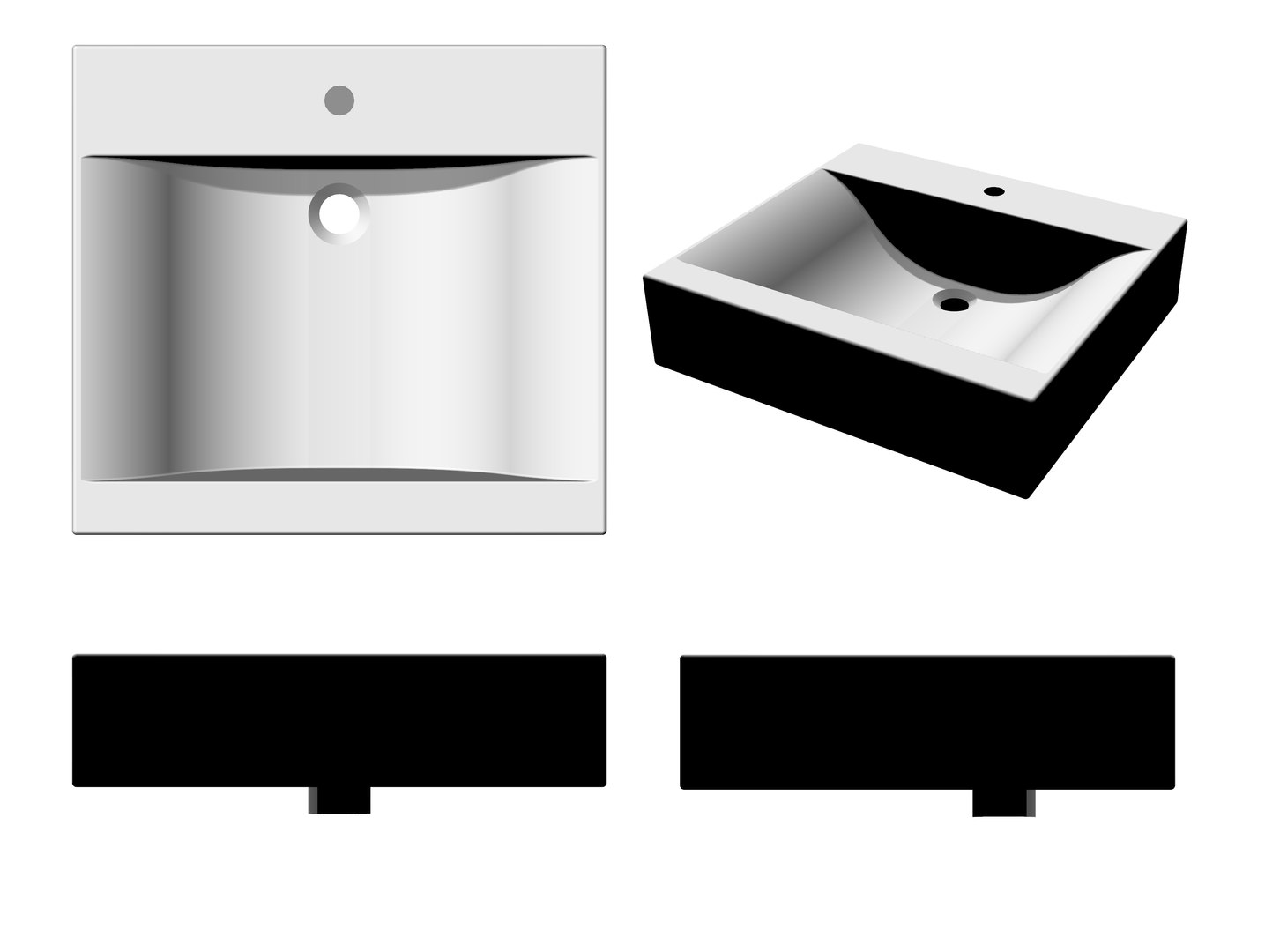 3D Basin - TurboSquid 1583101