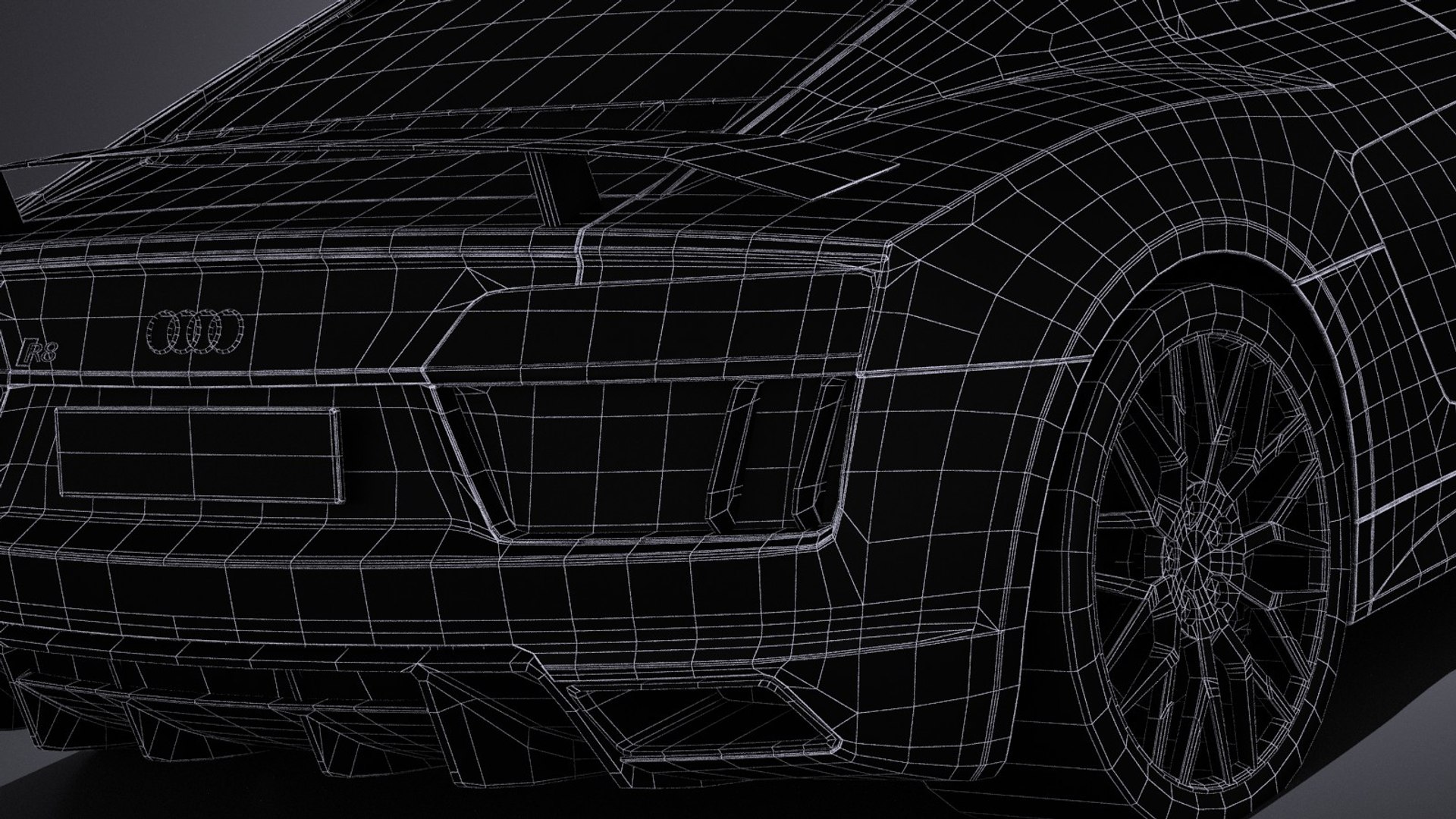 3d Model 2016 Audi R8