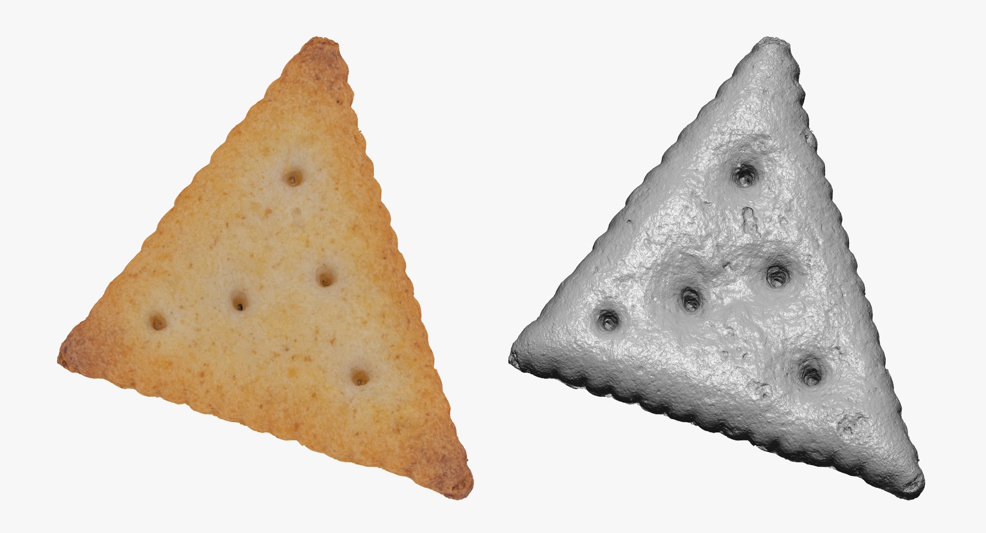 3D cracker triangle 01 raw - TurboSquid 1534853