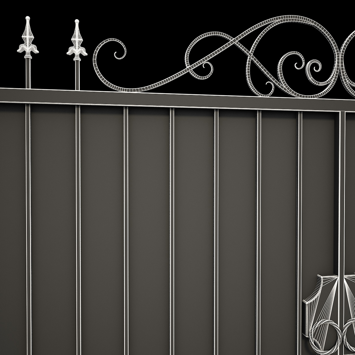 max wrought iron gate