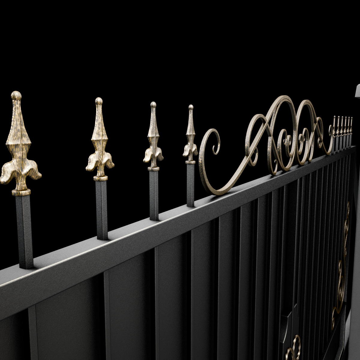 max wrought iron gate