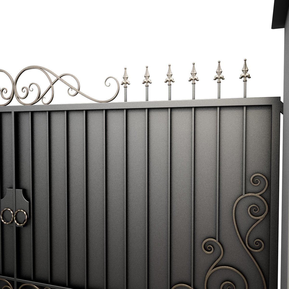 max wrought iron gate
