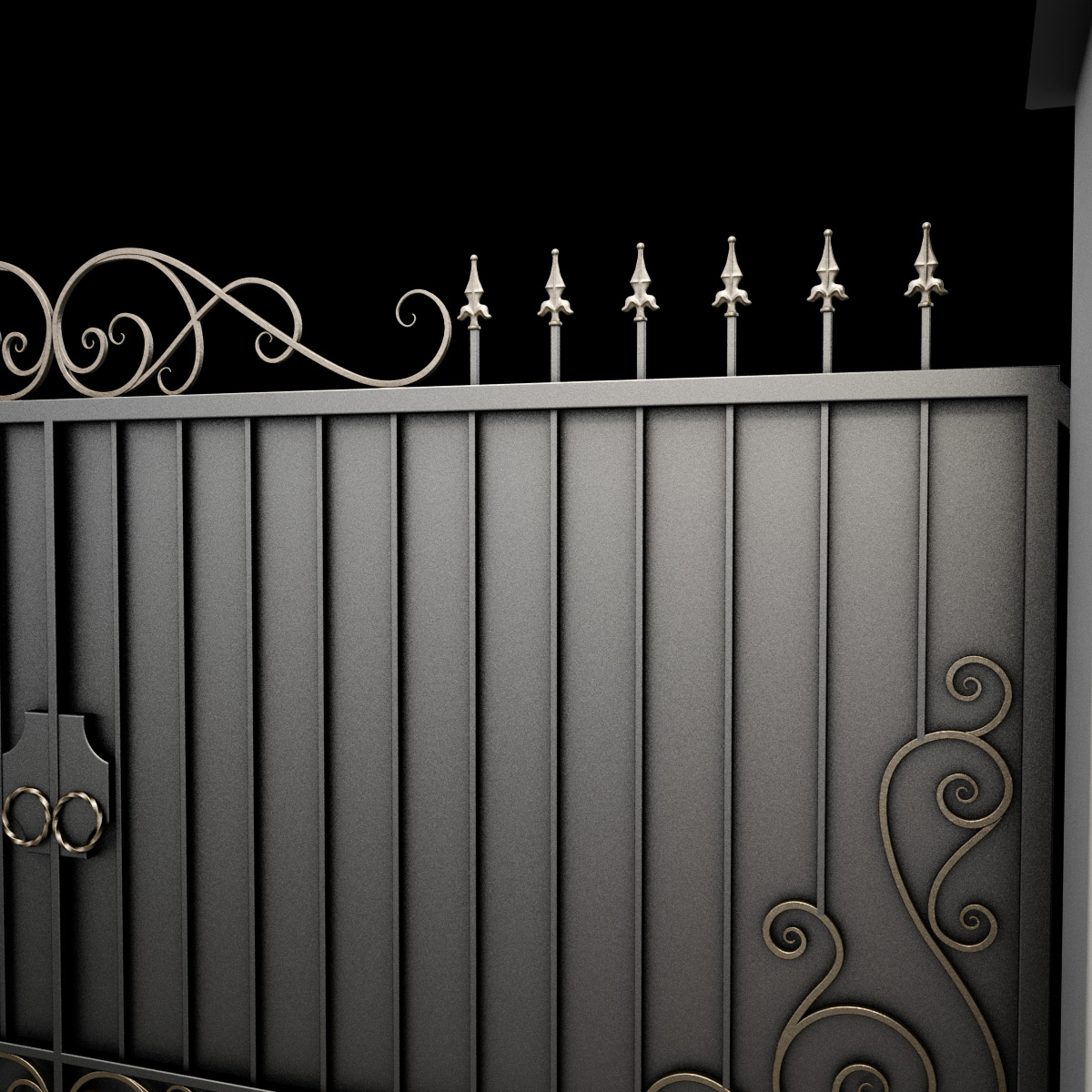 max wrought iron gate