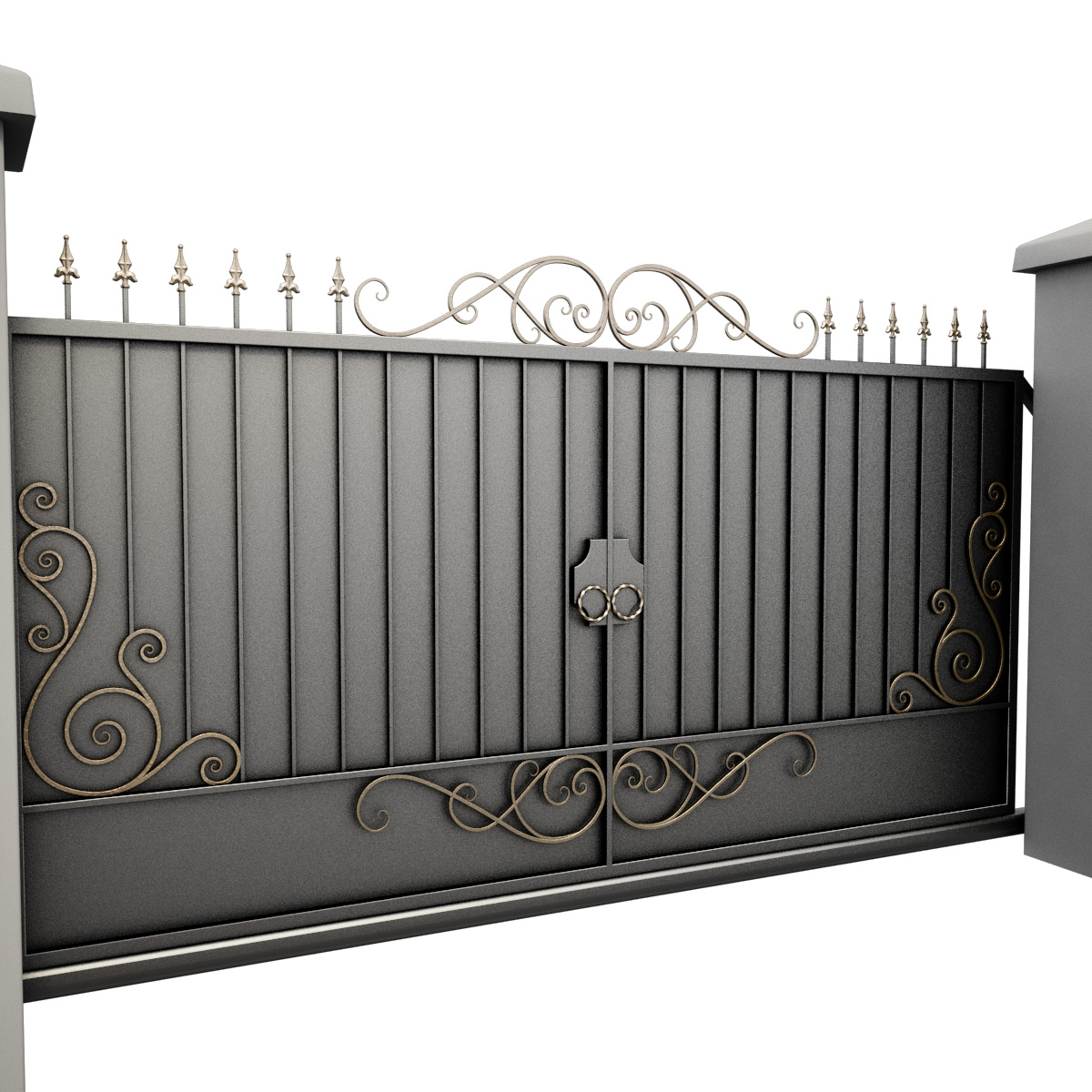 max wrought iron gate