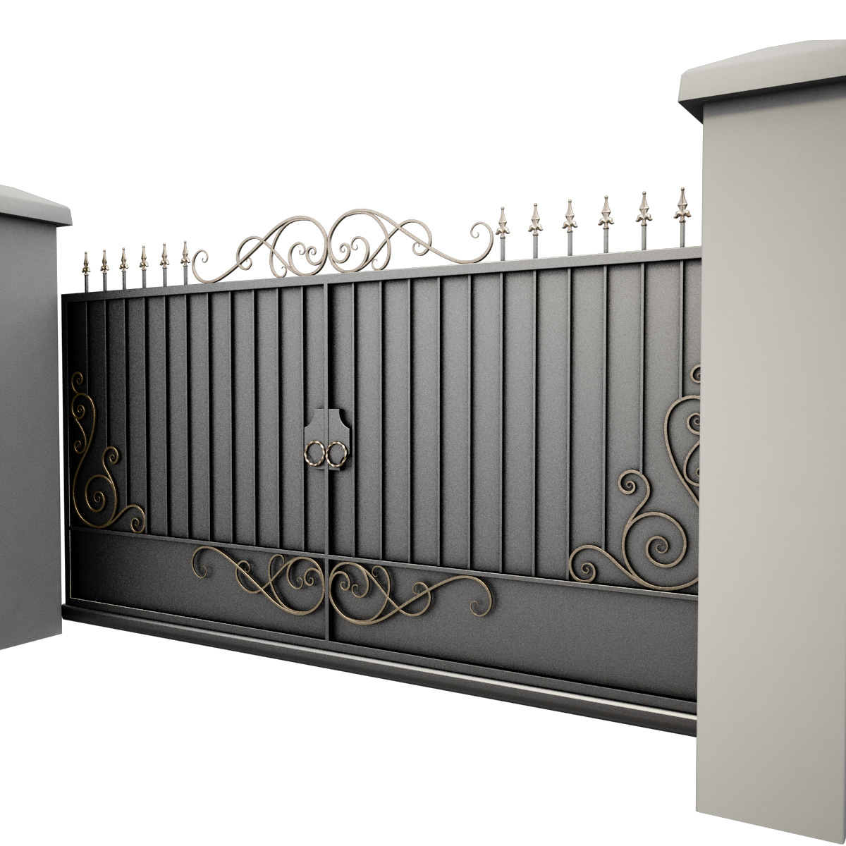 max wrought iron gate