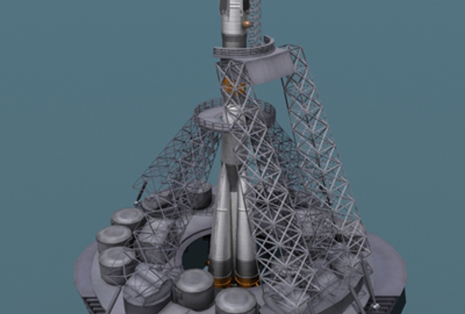 3d max launchpad rocket
