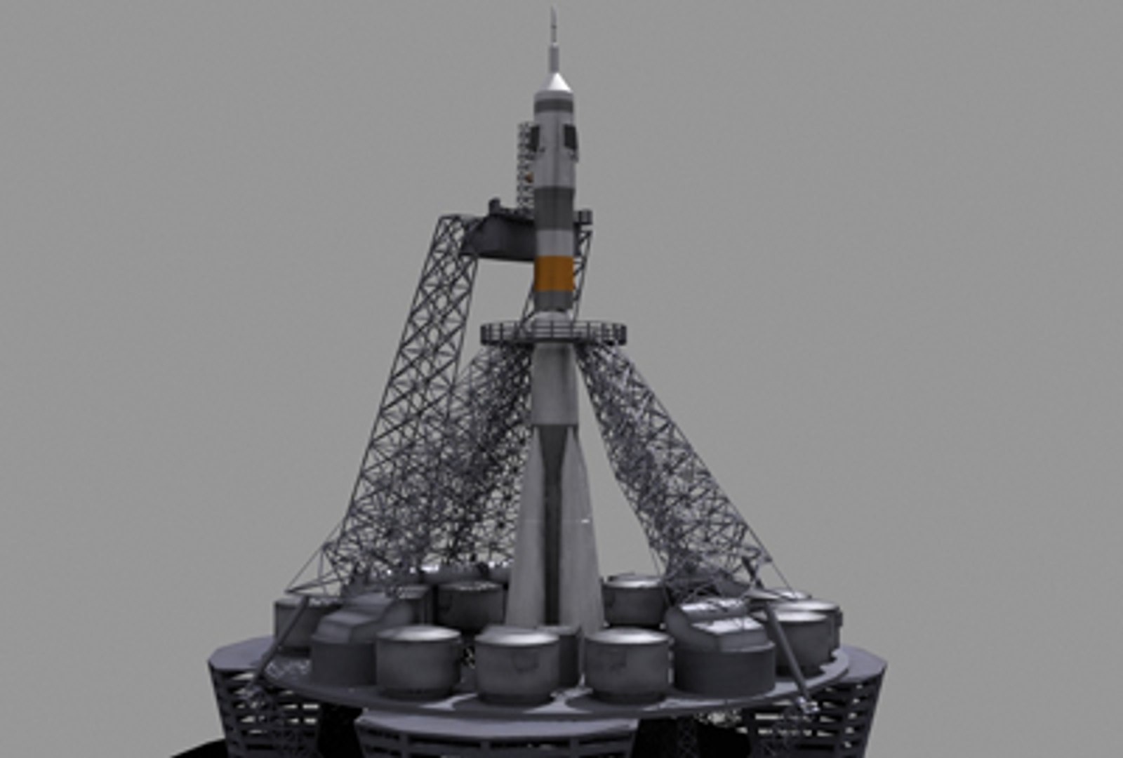 3d max launchpad rocket