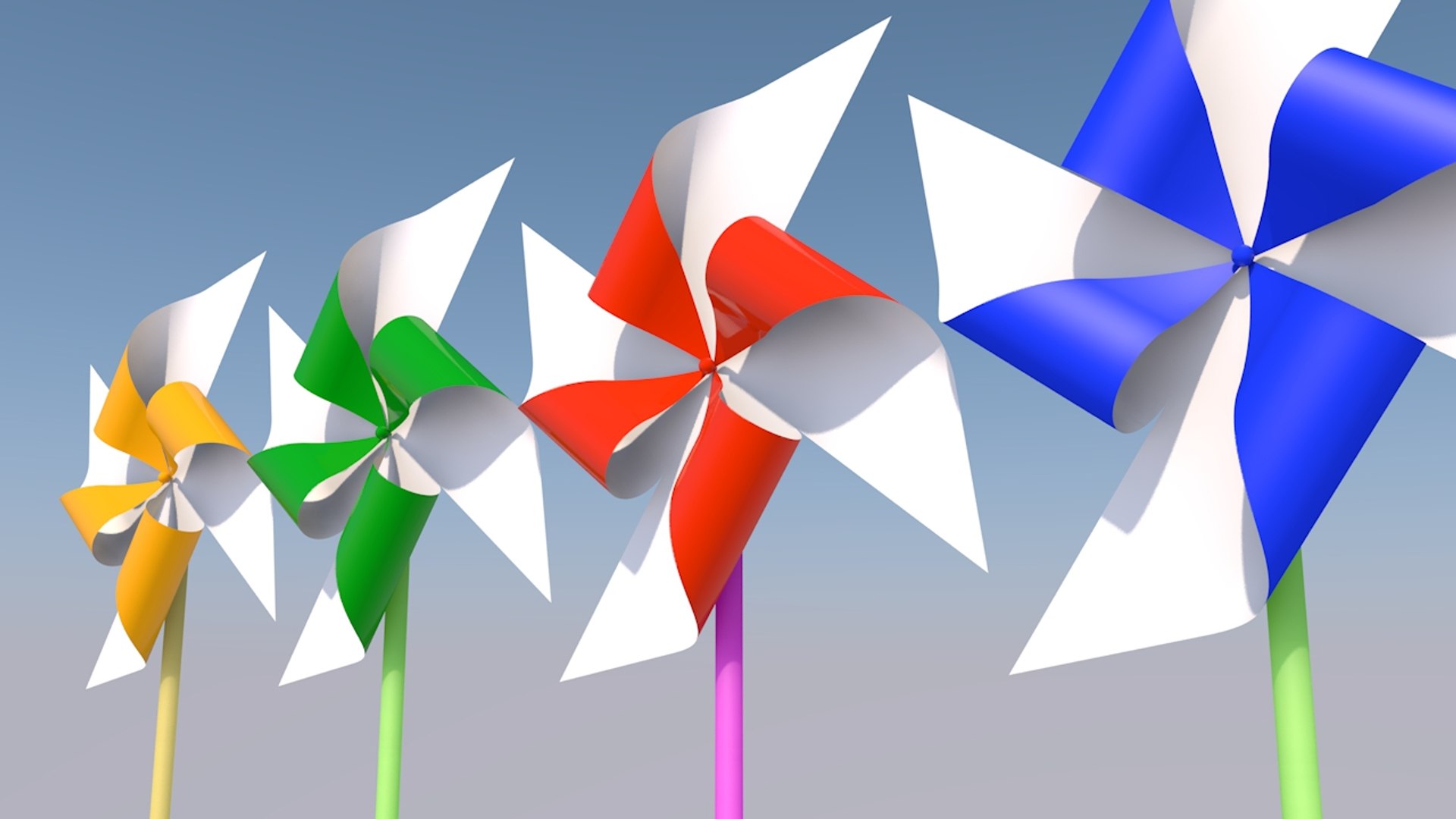 Pinwheel 3d Model