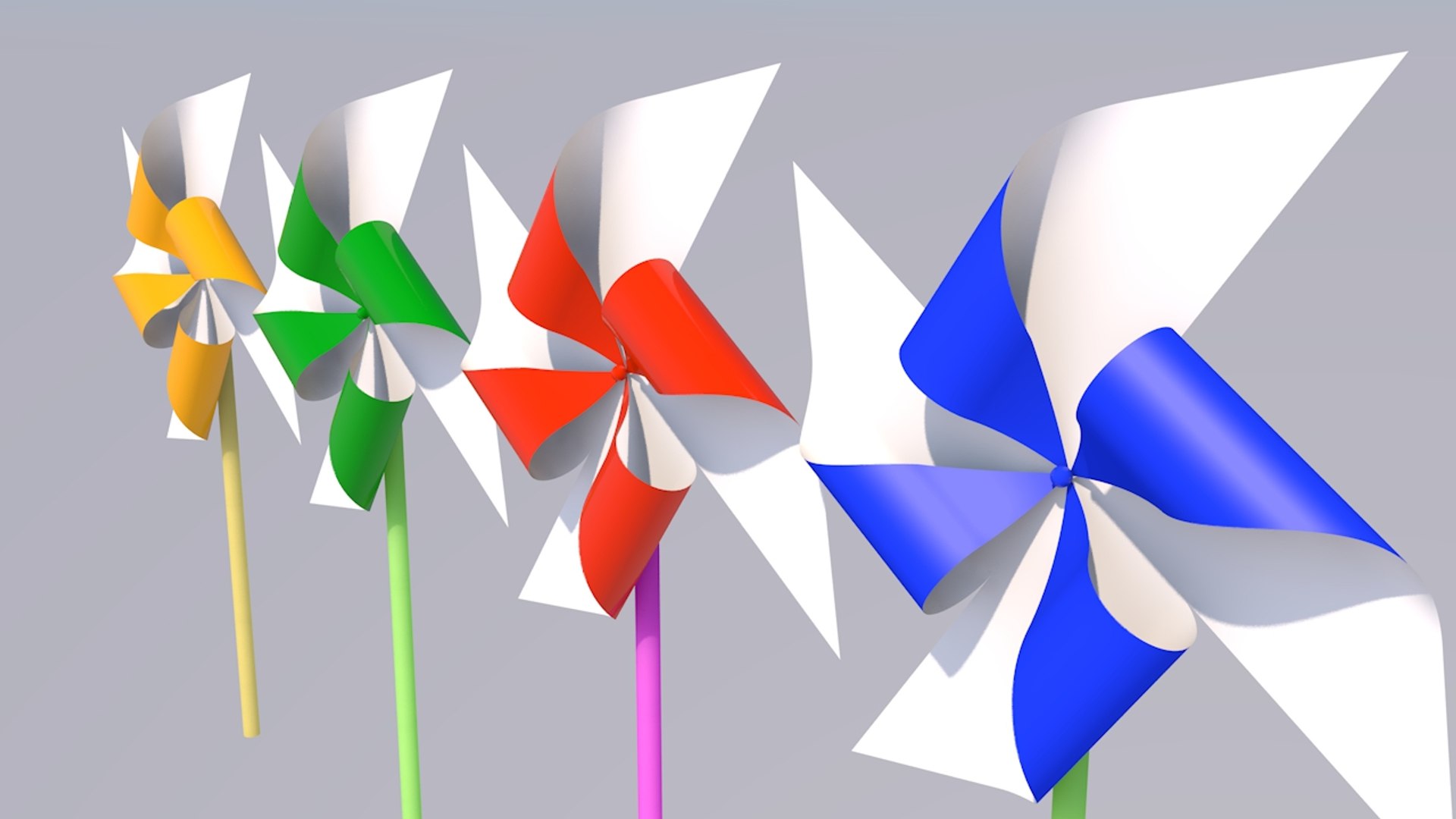 Pinwheel 3d Model