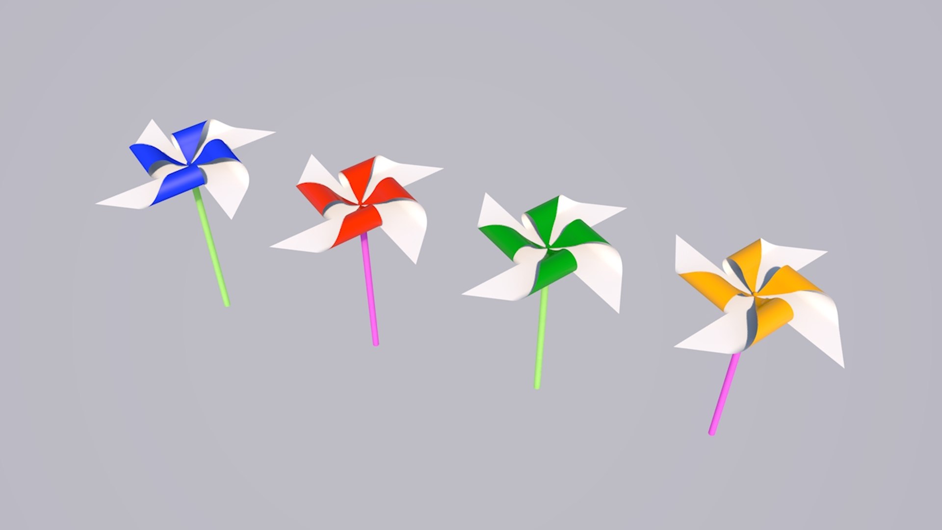 Pinwheel 3d Model