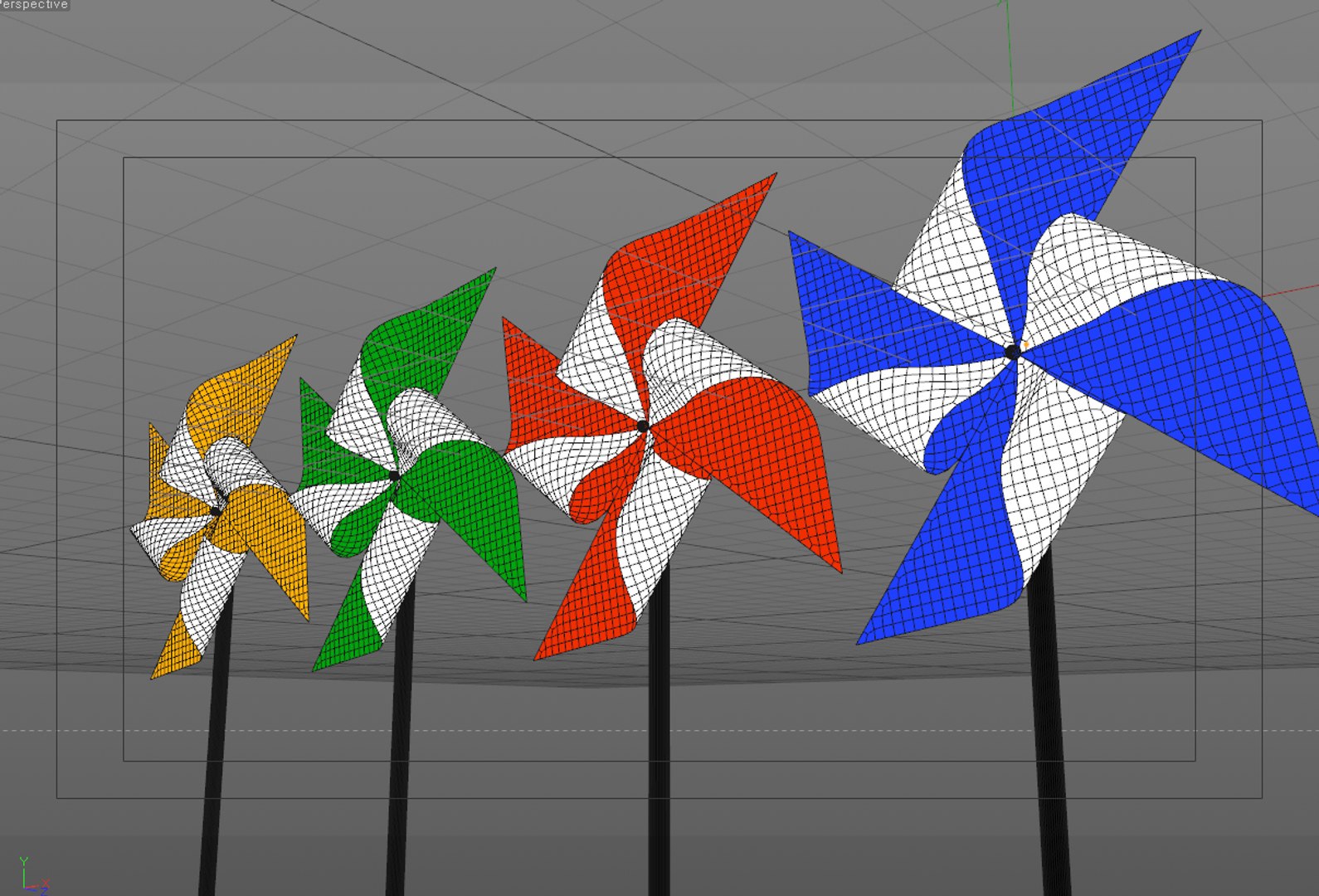 Pinwheel 3d Model
