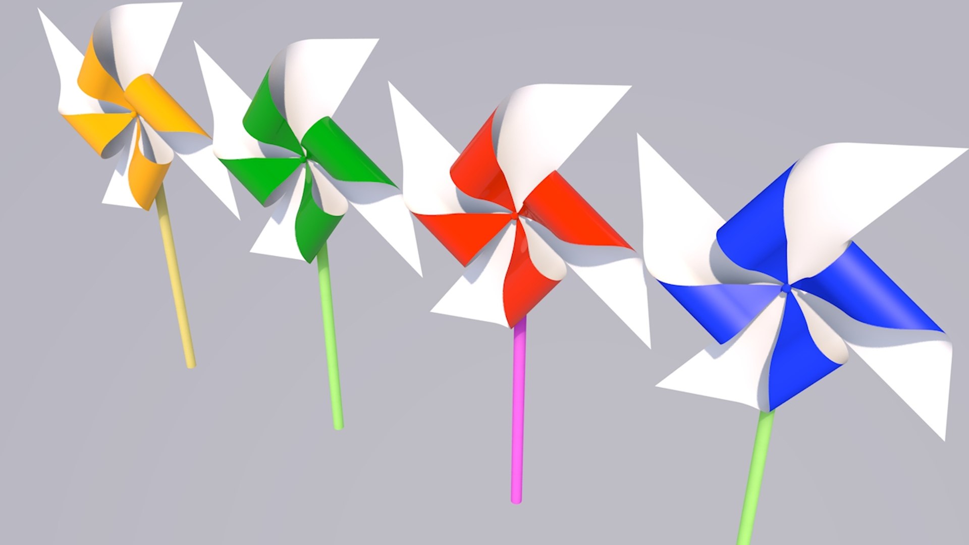 Pinwheel 3d Model