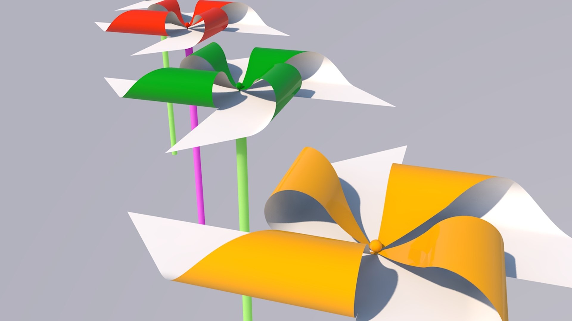 Pinwheel 3d Model
