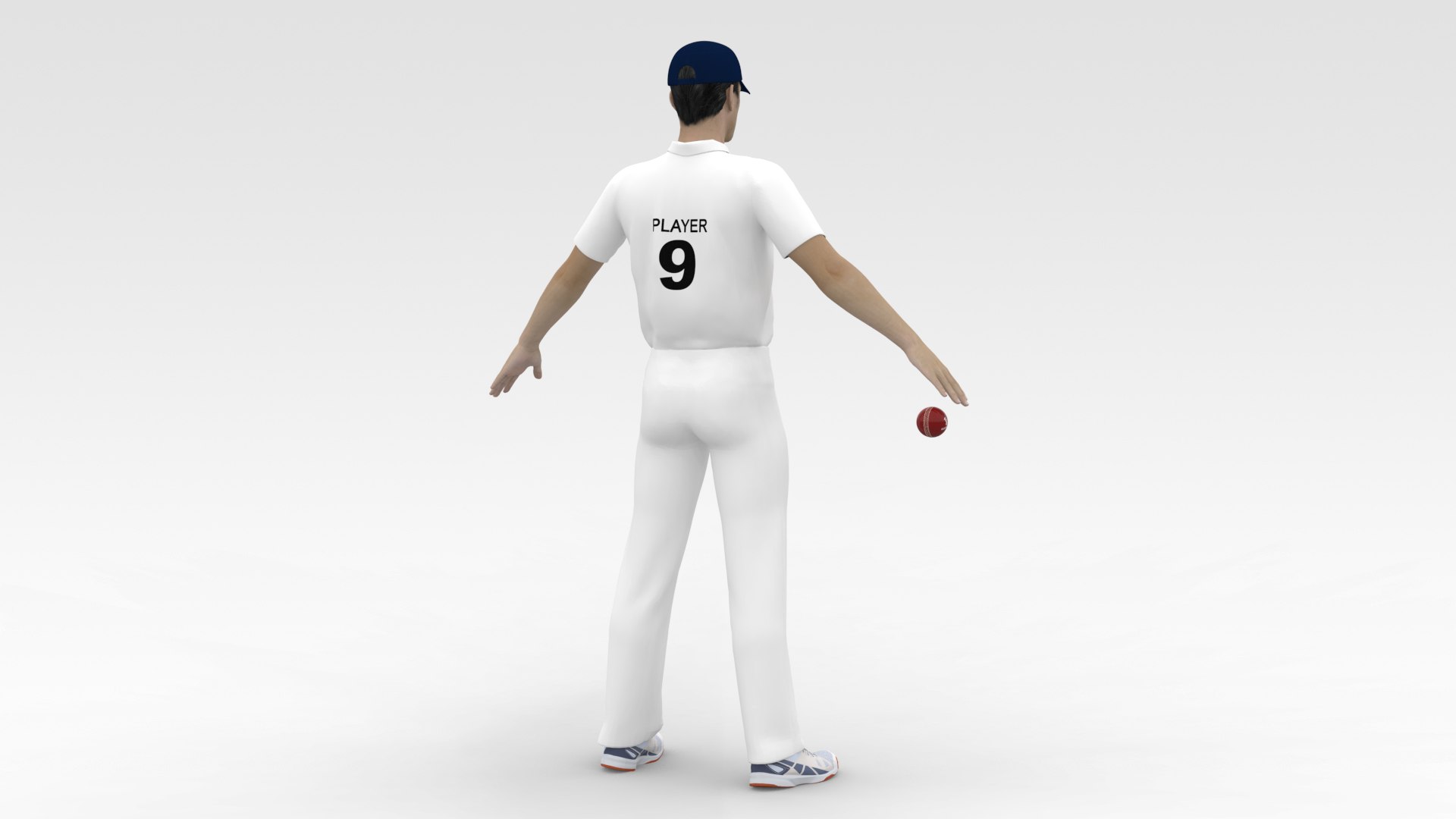 3D Cricket Bowler V2 - TurboSquid 1830416