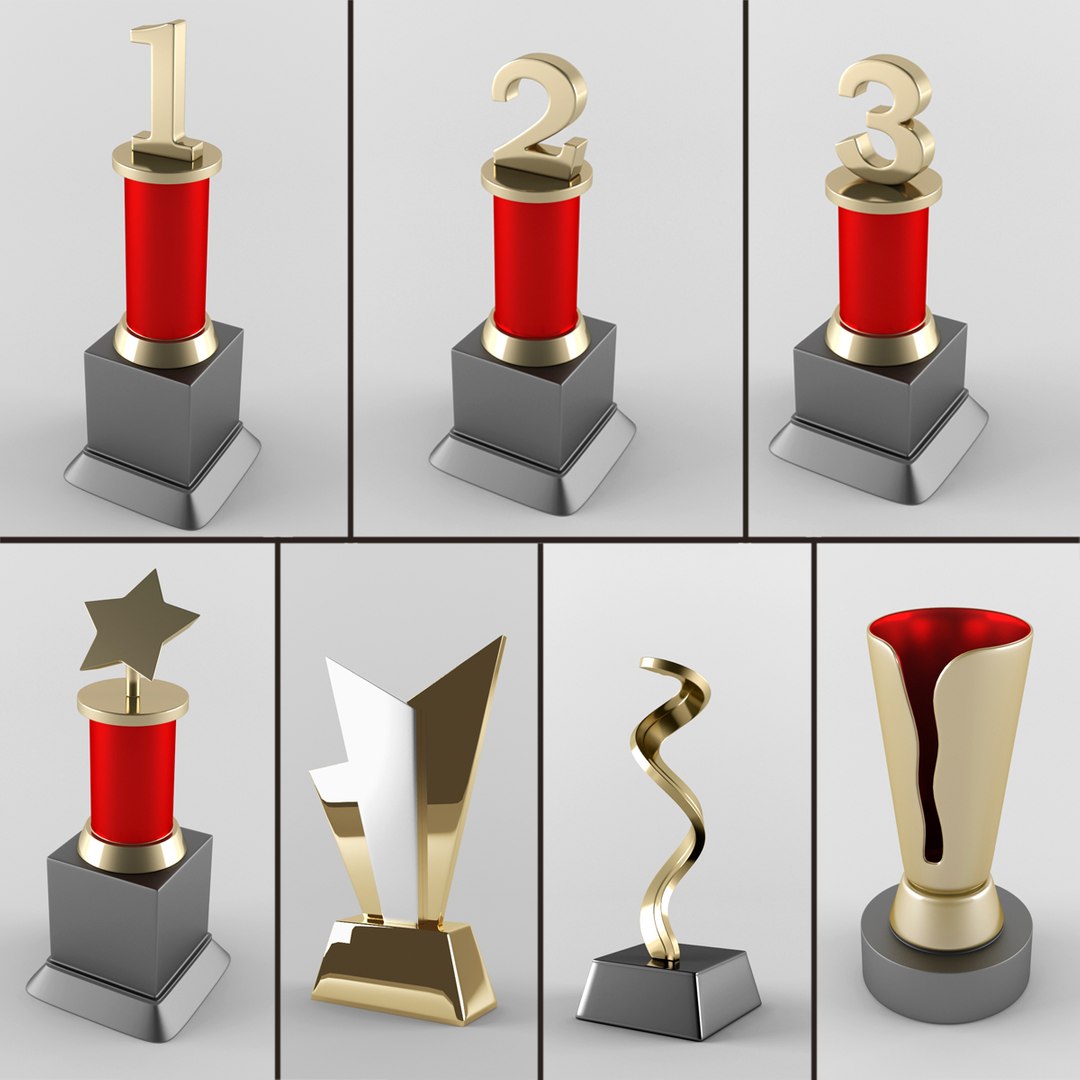 trophy 3d model
