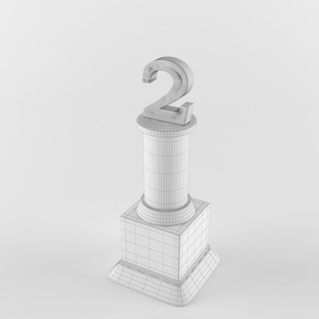 trophy 3d model