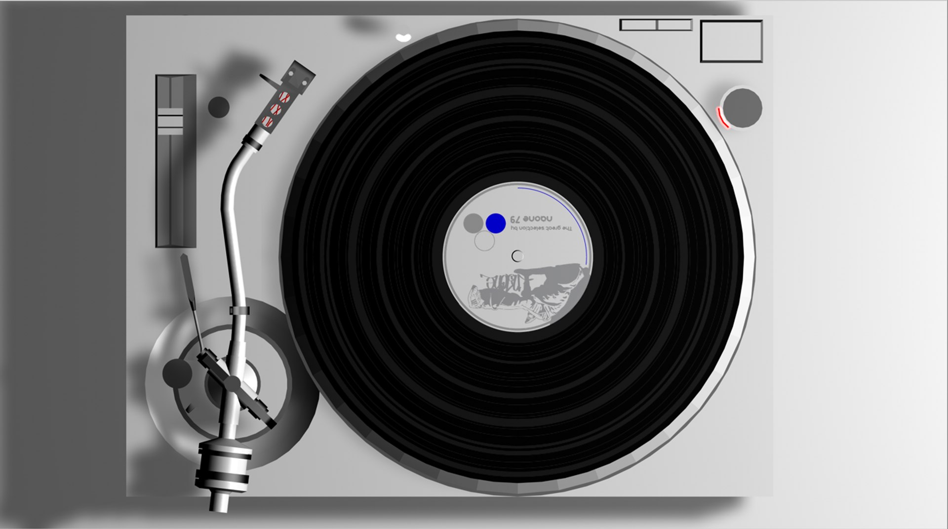 dj deck 3d model
