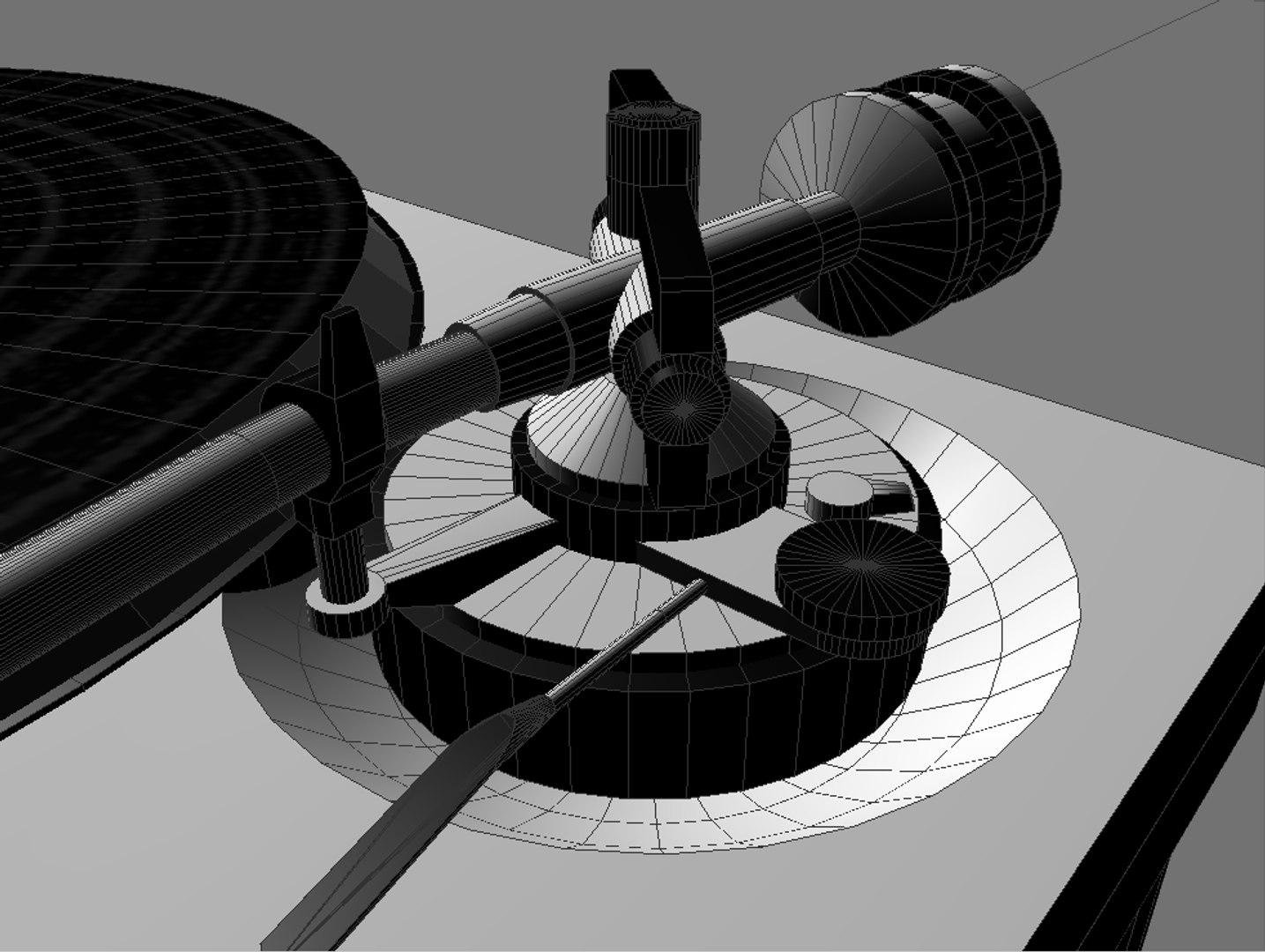 dj deck 3d model