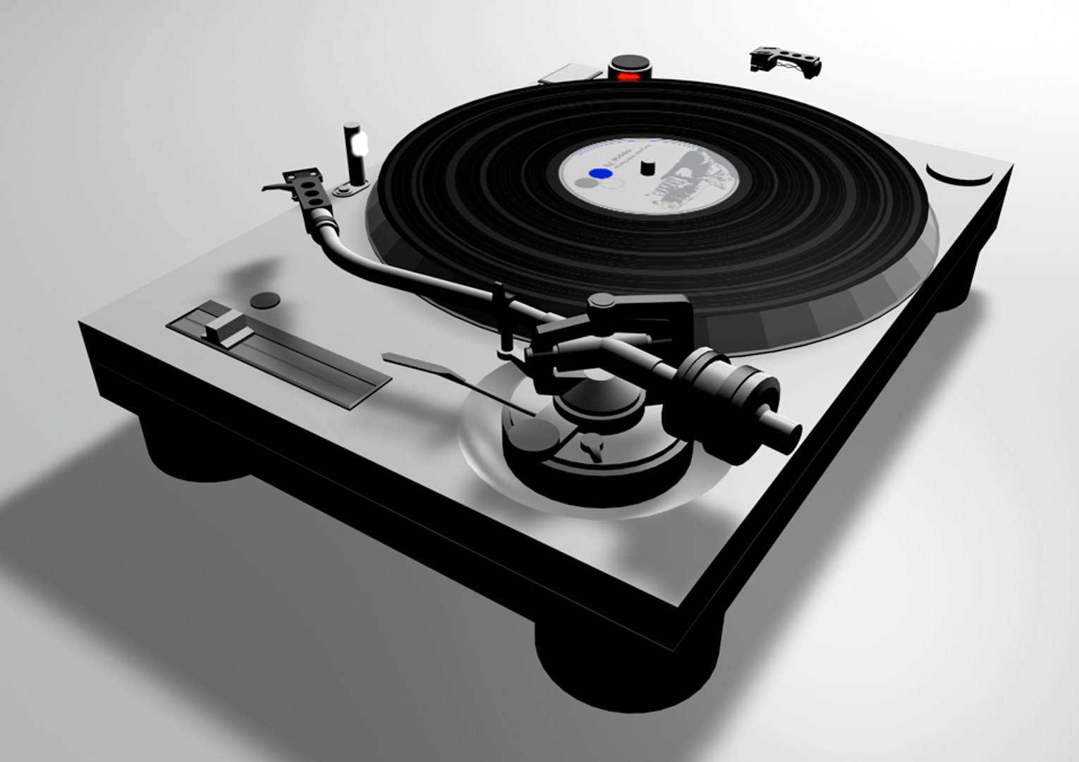 dj deck 3d model