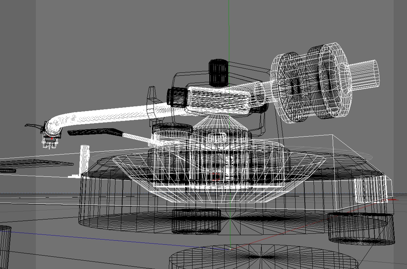 dj deck 3d model