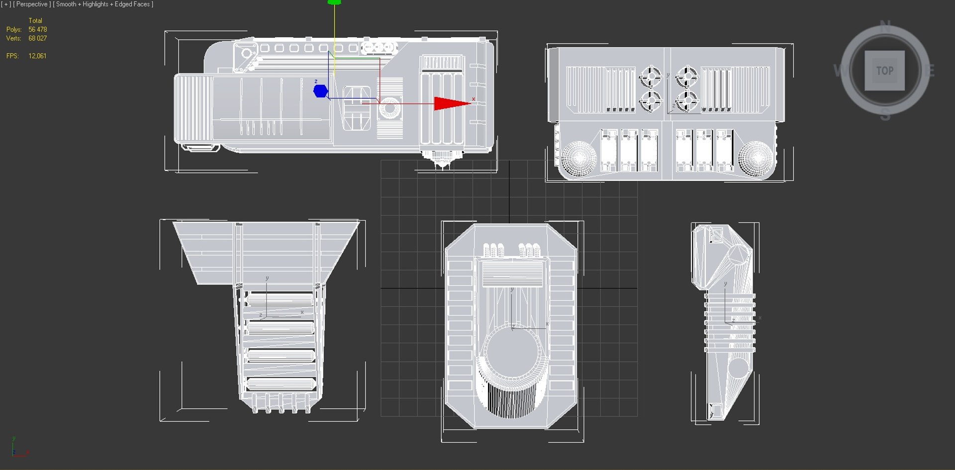 3D starship greeble 1 - TurboSquid 1201299