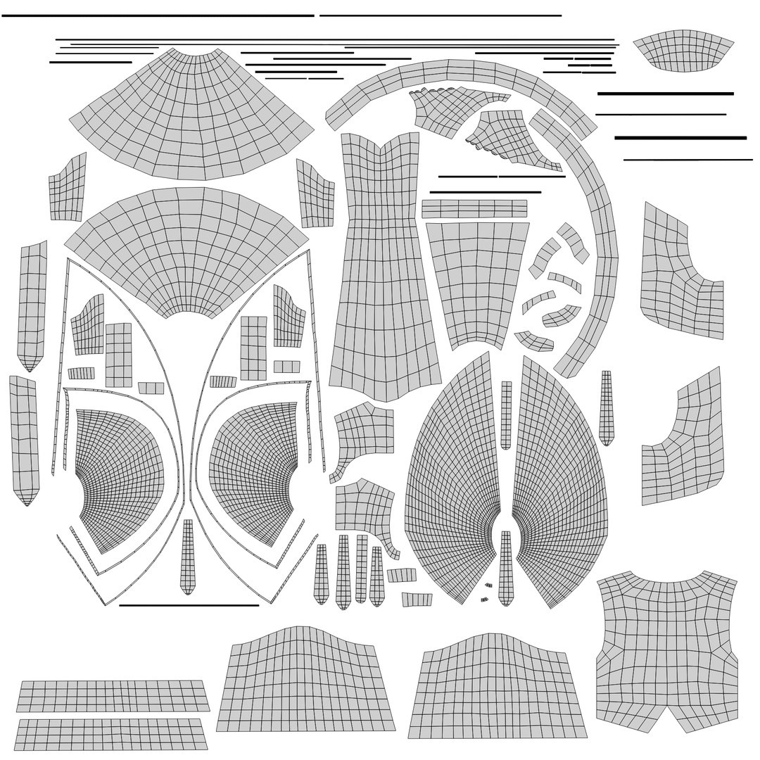 3D Fantasy Dress - TurboSquid 1848210