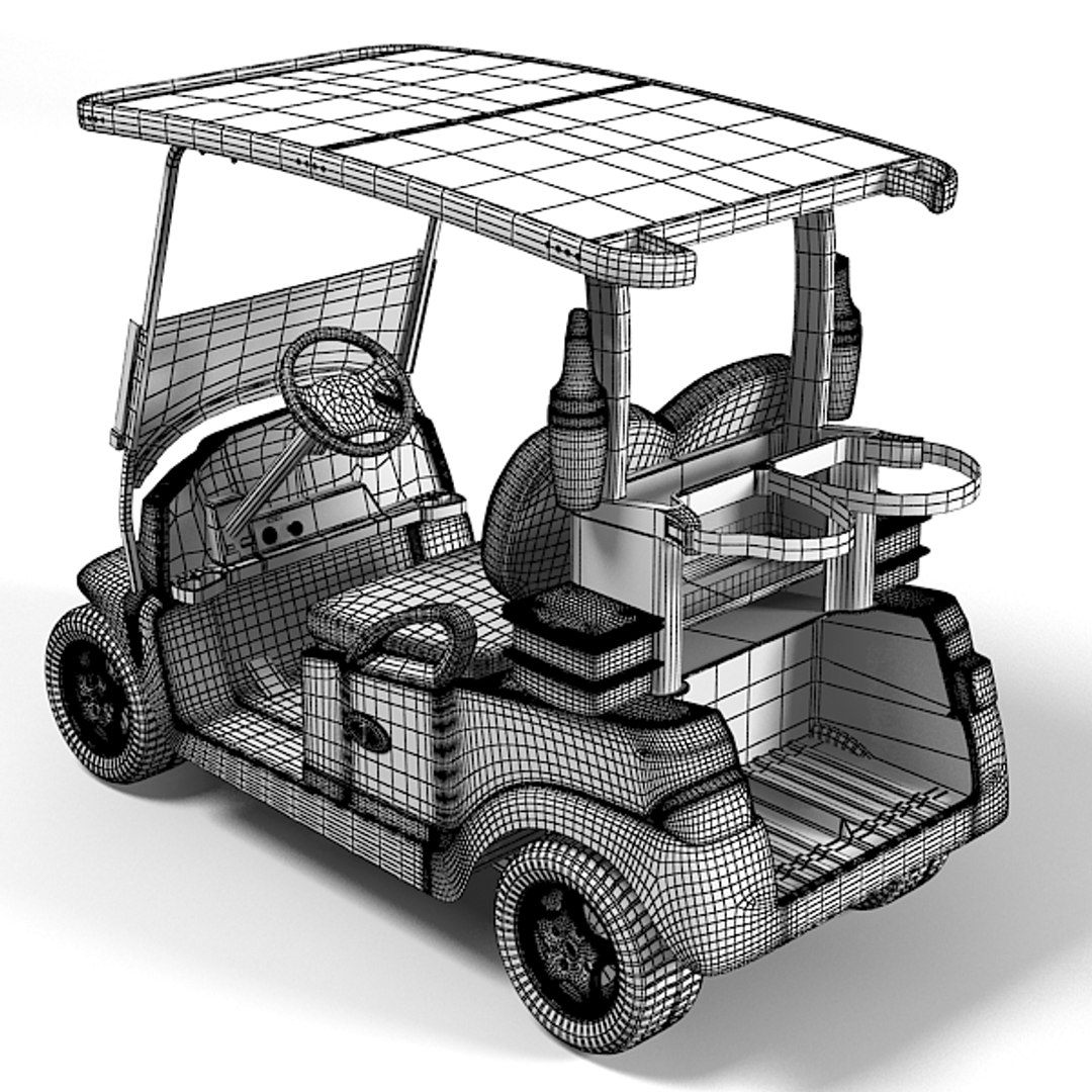 3d Model Golf Car