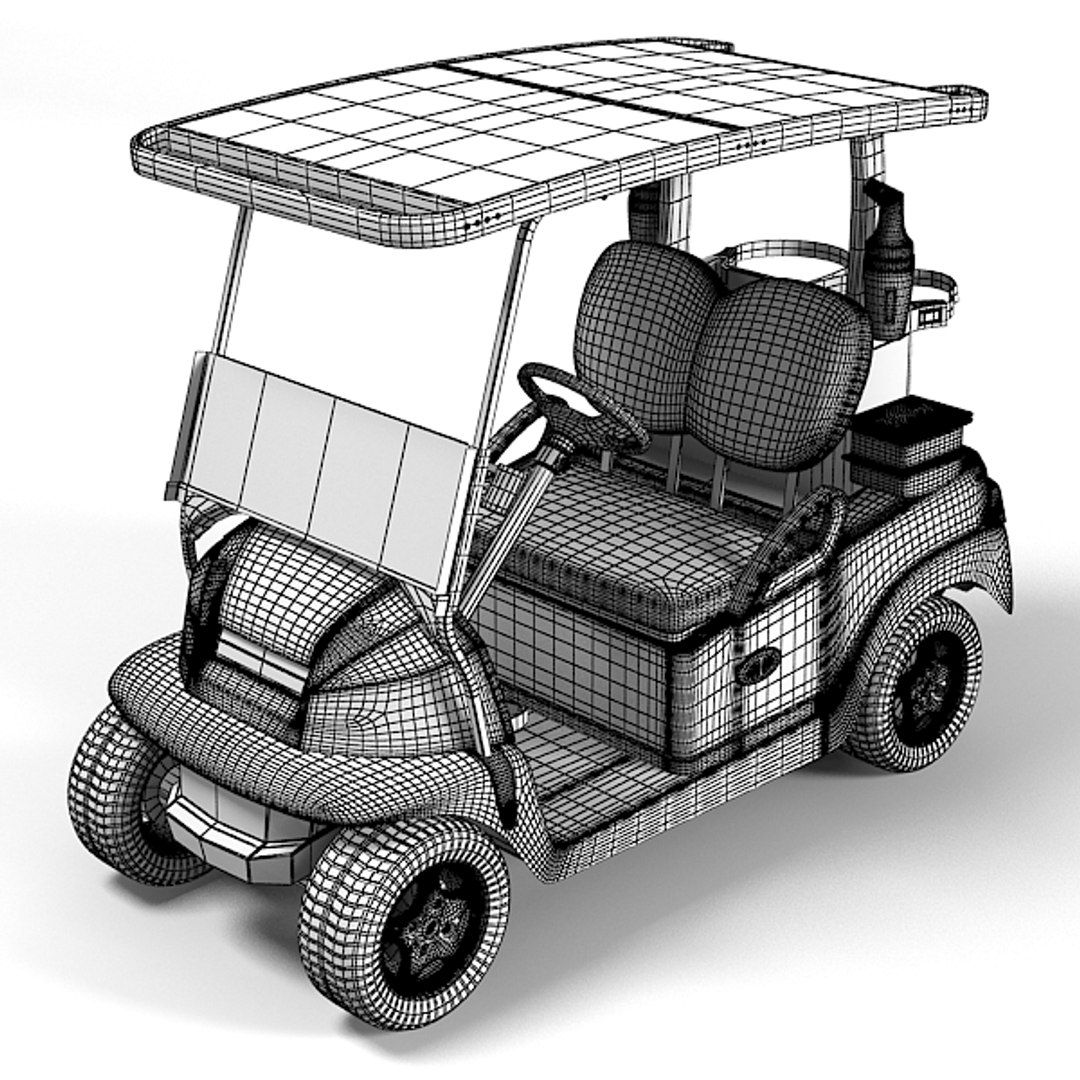 3d Model Golf Car