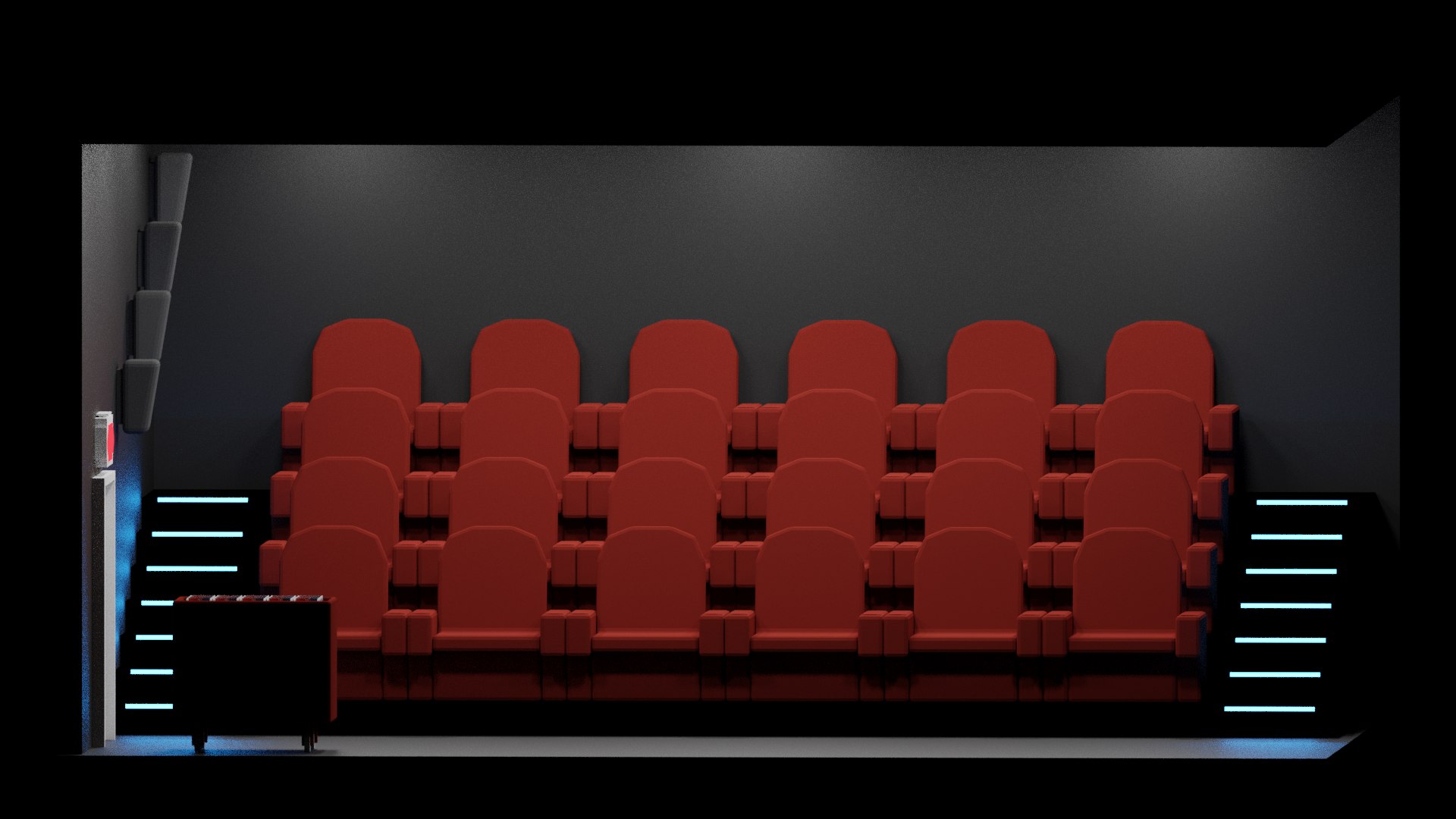 Movie Theater 3D Model - TurboSquid 1669885
