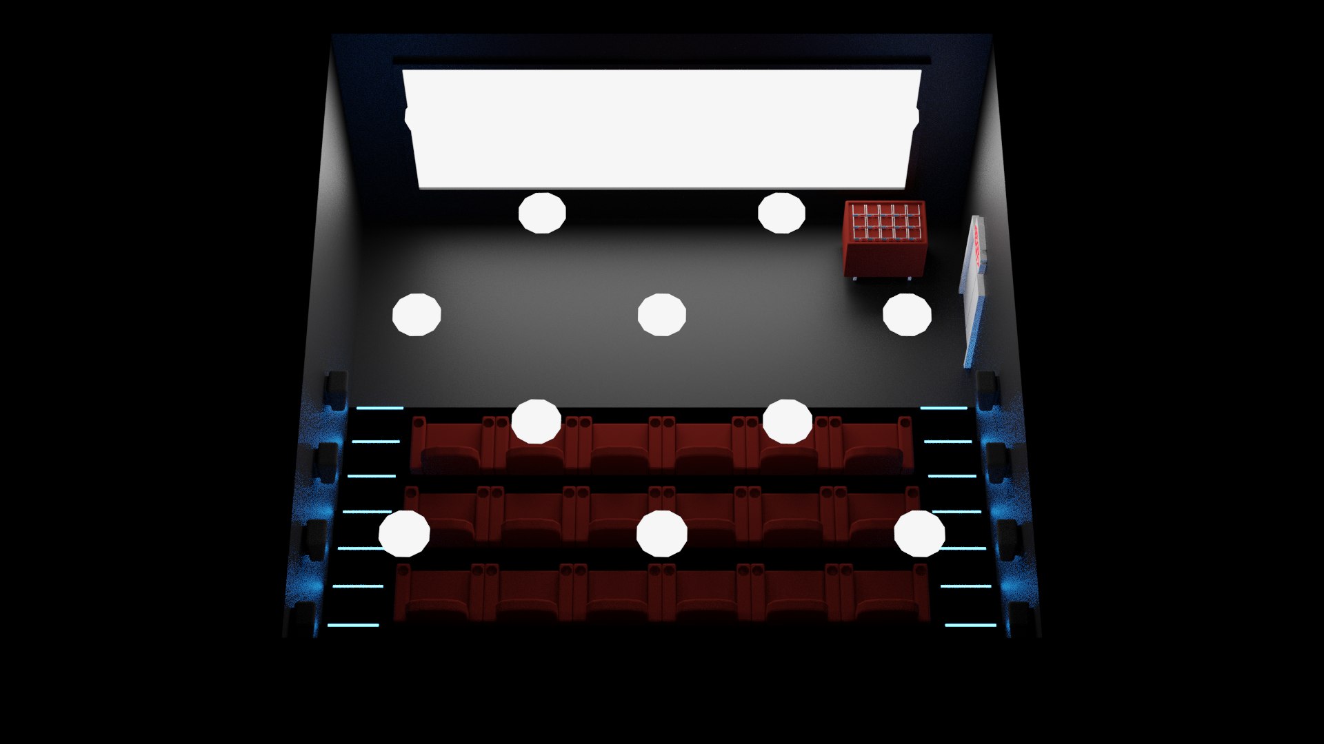 Movie Theater 3D Model - TurboSquid 1669885