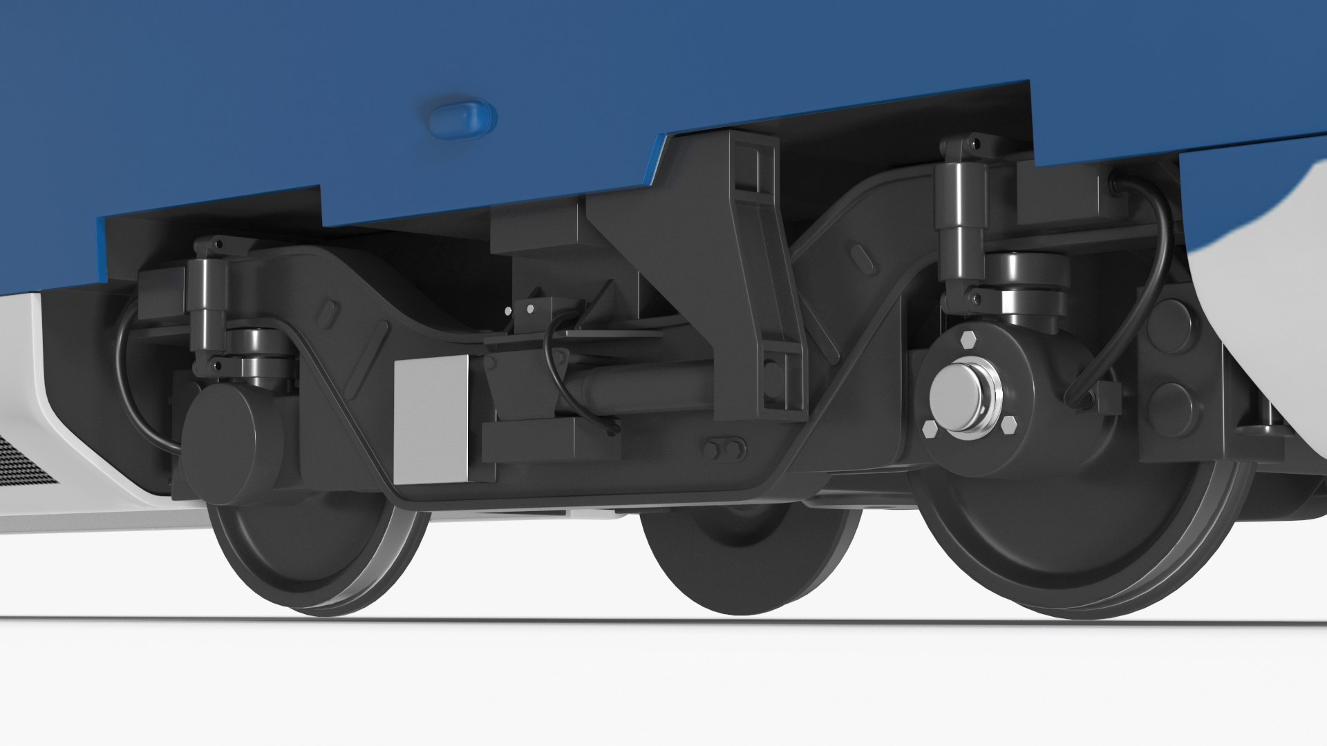 Blue High-Speed Passenger Train model - TurboSquid 2093419