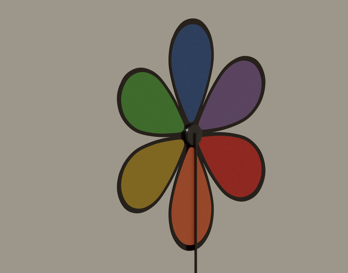 Flower Spinner Model - TurboSquid 2058623