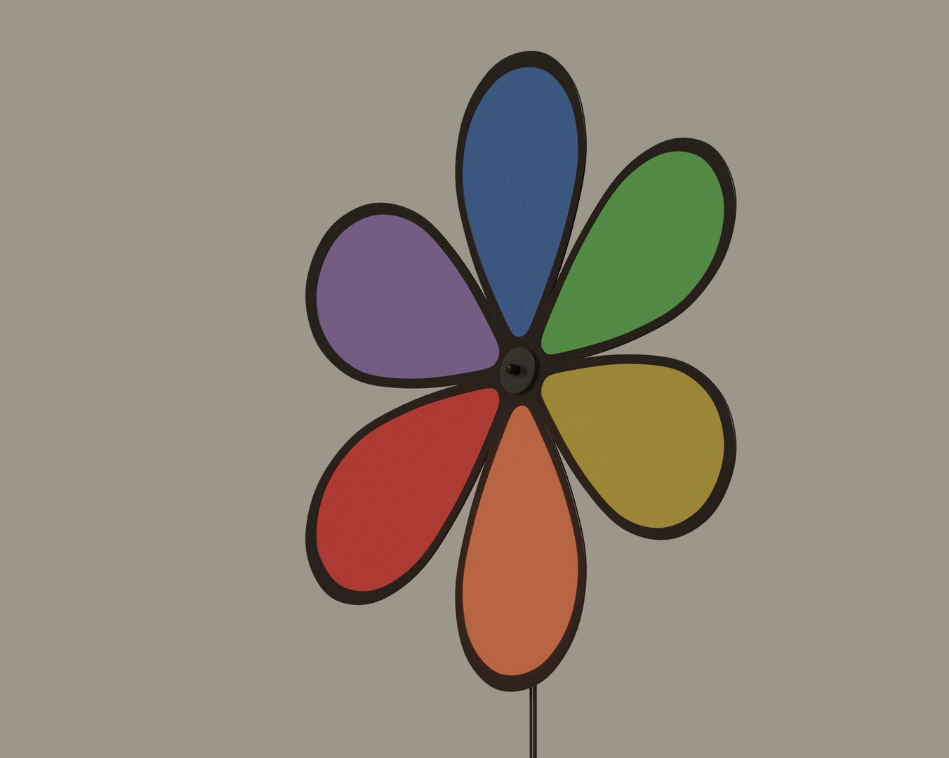 Flower Spinner Model - TurboSquid 2058623