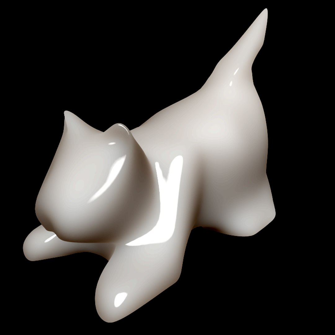 3ds Max Lego Animal Cat