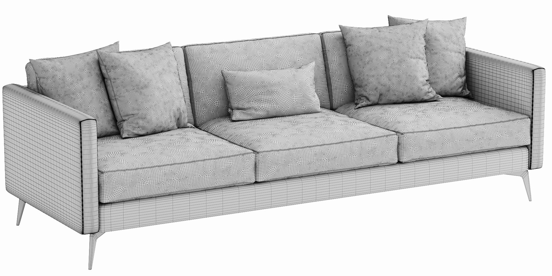 3D Boconcept Osaka 3 Seater - TurboSquid 1658863