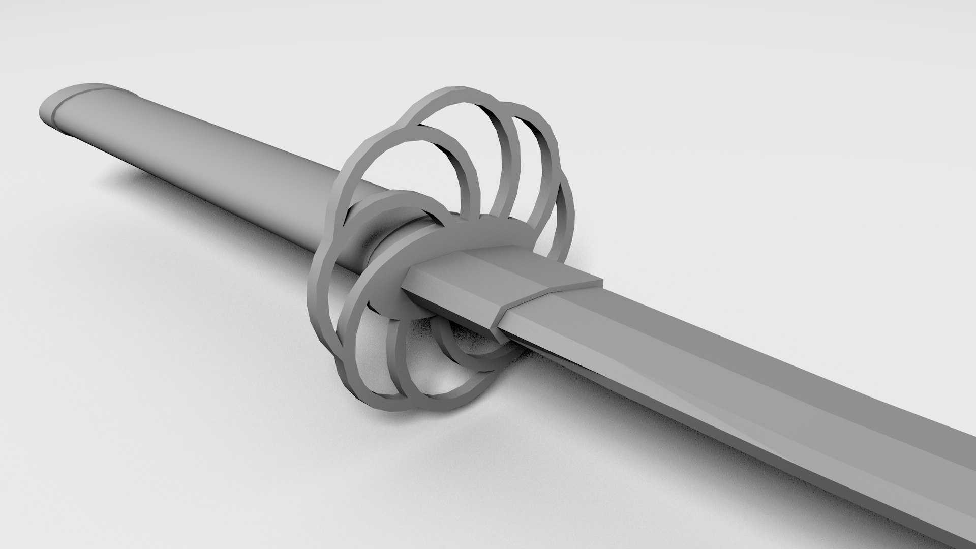 Full-Scale Katana Base Model 3D Model - TurboSquid 2015575