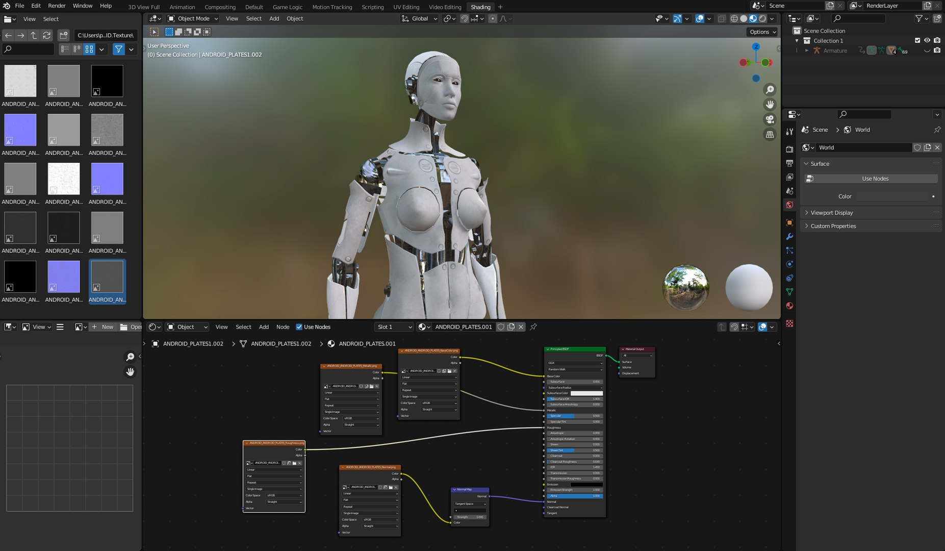 Android Robot Characters 3D Model - TurboSquid 1592828